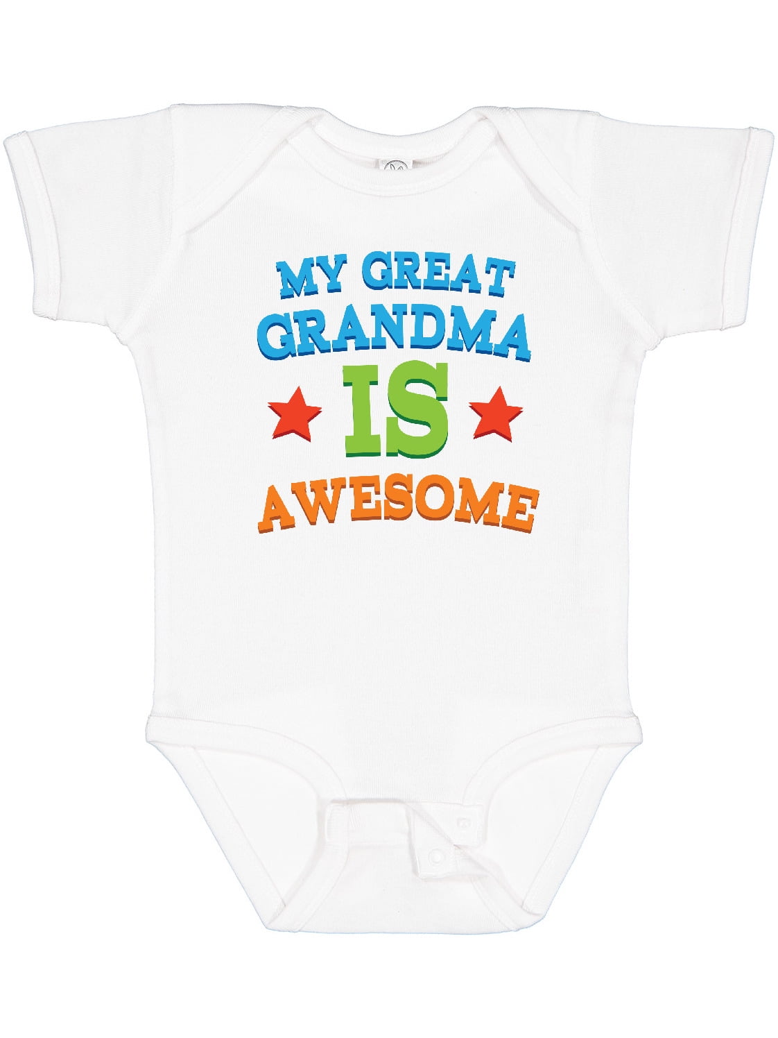 Inktastic My Great Grandma is Awesome Boys or Girls Baby Bodysuit ...