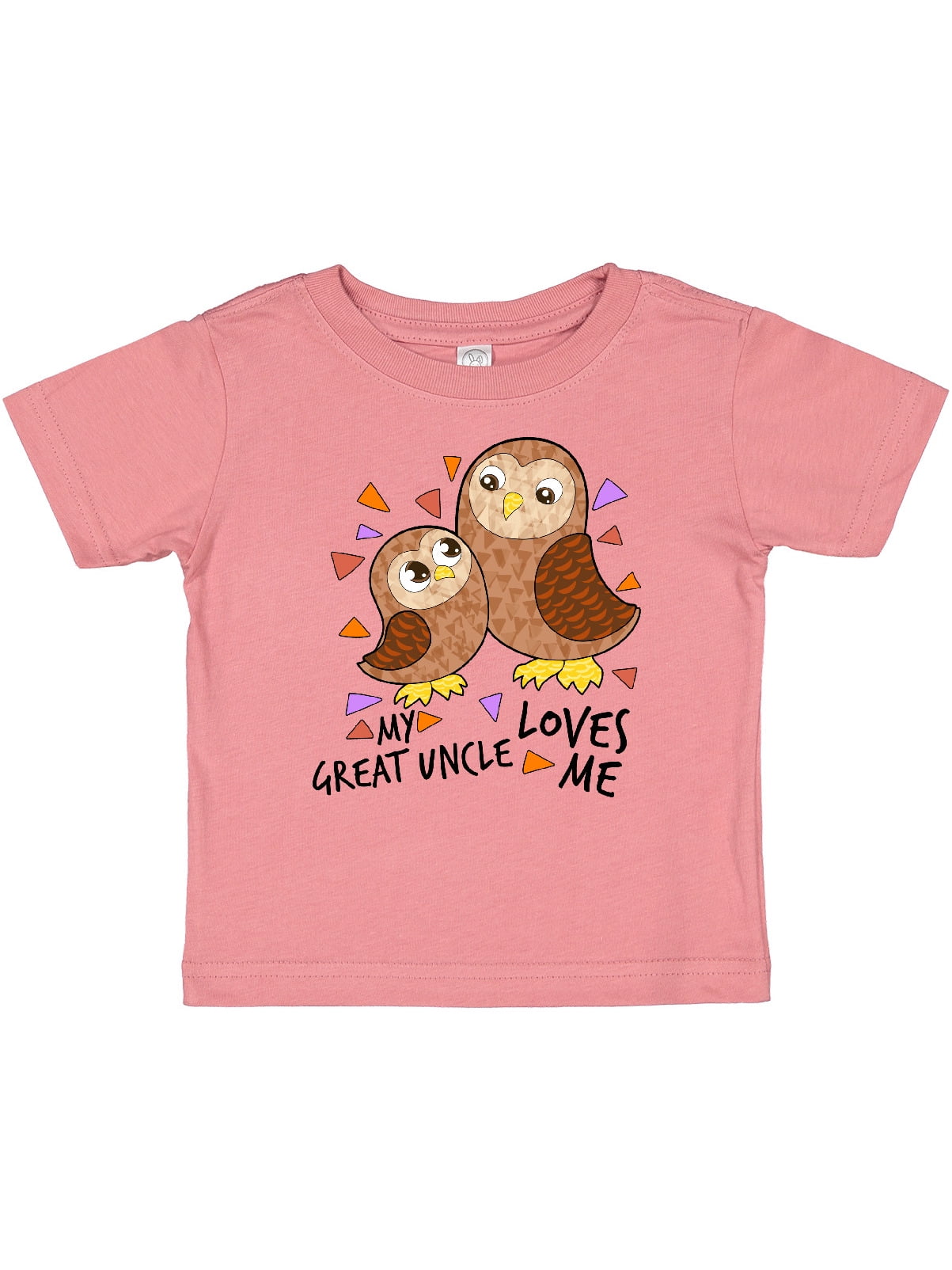 Inktastic My Great Uncle Loves Me- cute owl family Boys or Girls Baby T-Shirt - Walmart.com