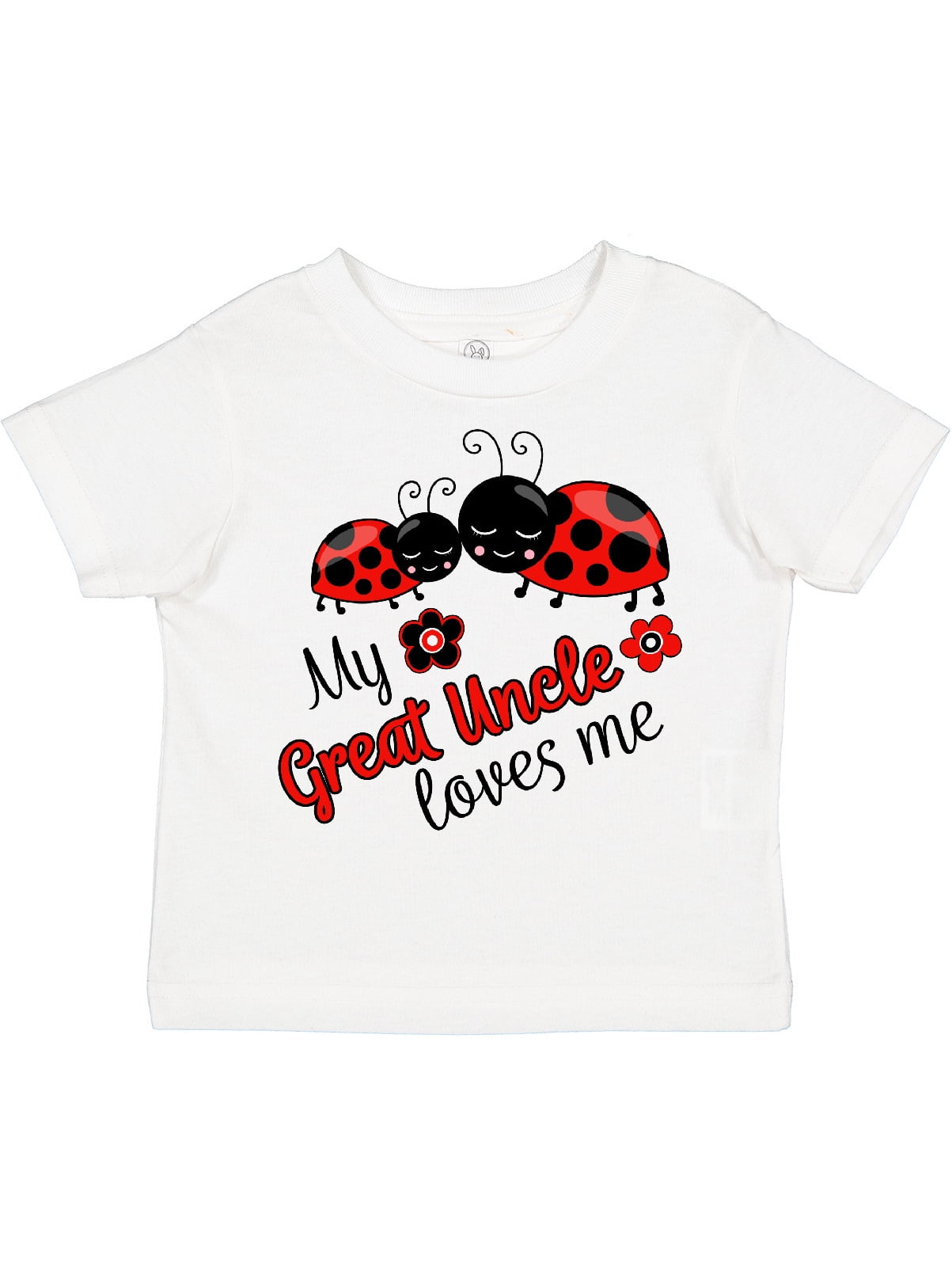 Inktastic My Great Uncle Loves Me with Cute Ladybugs Boys or Girls Toddler T-Shirt - Walmart.com