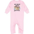 Inktastic My Great Uncle Loves Me with Sloth and Hearts Baby Romper ...