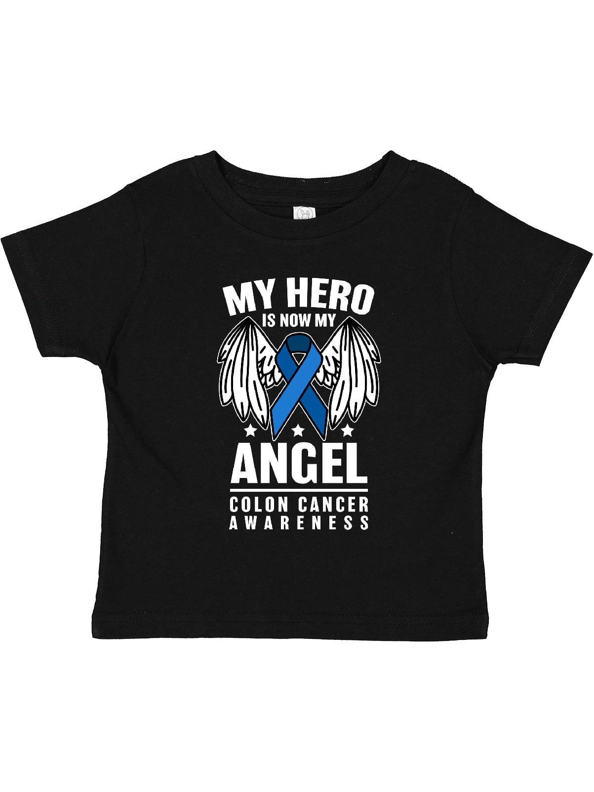 Inktastic My Hero is Now My Angel Colon Cancer Awareness Boys or Girls ...