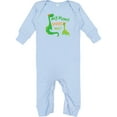 Inktastic My Mema Loves Me Grandson Dinosaur Baby Romper Coveralls ...
