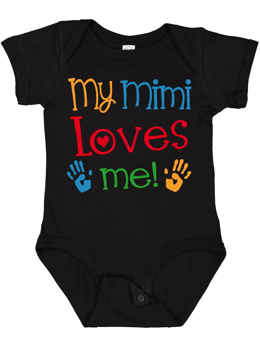 Inktastic My Mimi Loves Me Cute Boys or Girls Baby Bodysuit - Walmart.com