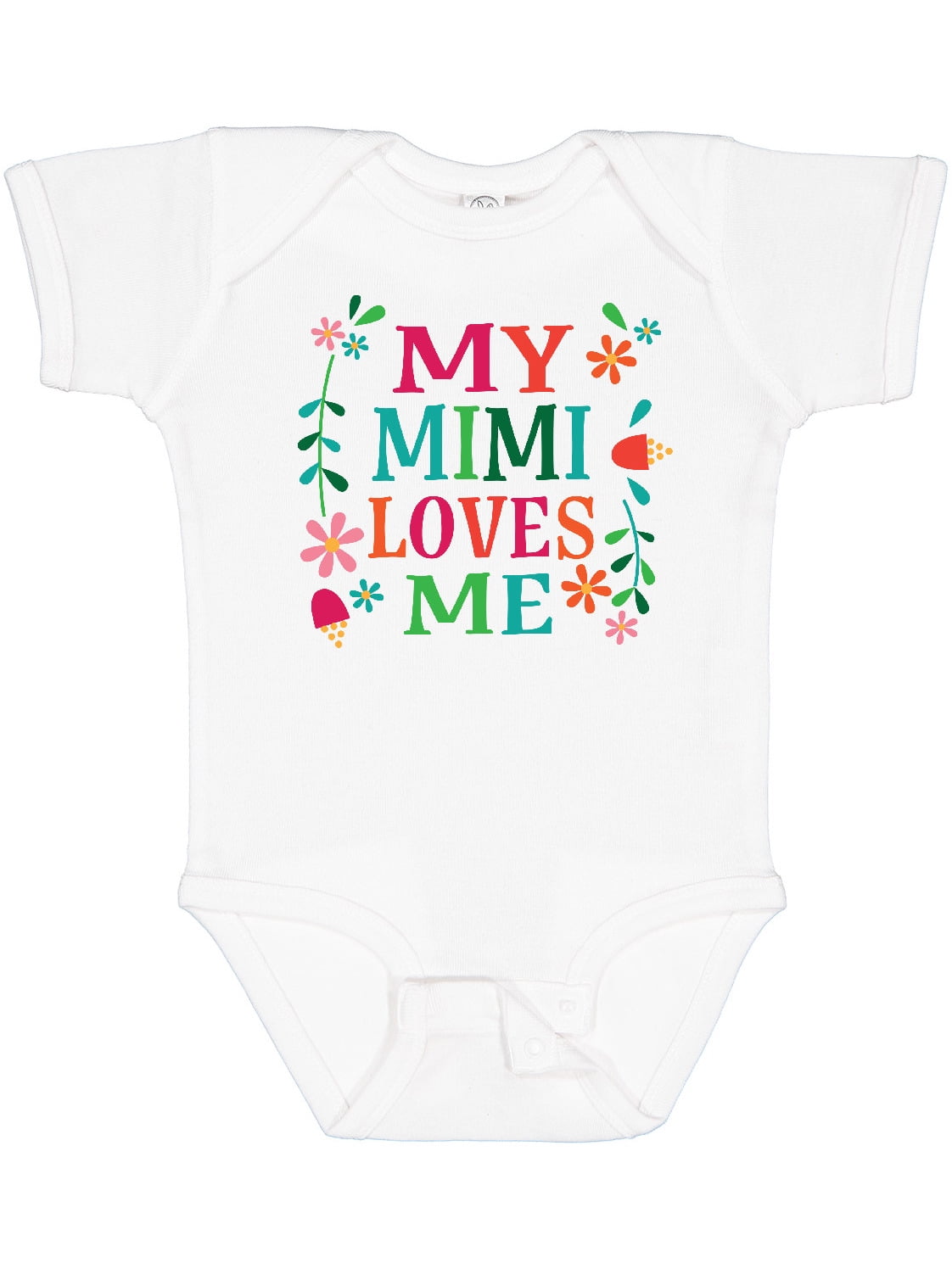 Inktastic My Mimi Loves Me Girls Girls Baby Bodysuit - Walmart.com