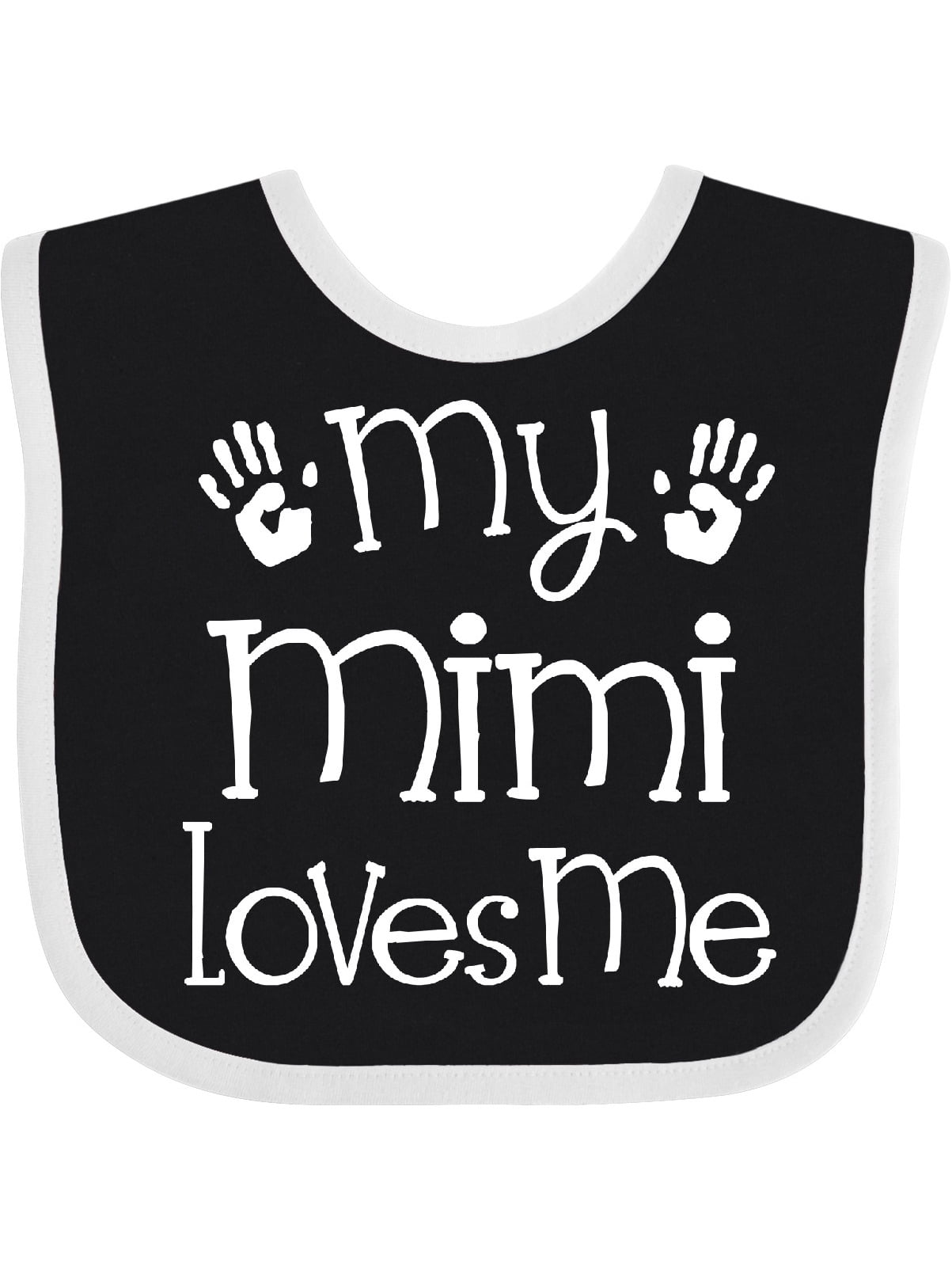 Inktastic My Mimi Loves Me Grandkids Boys or Girls Baby Bib - Walmart.com