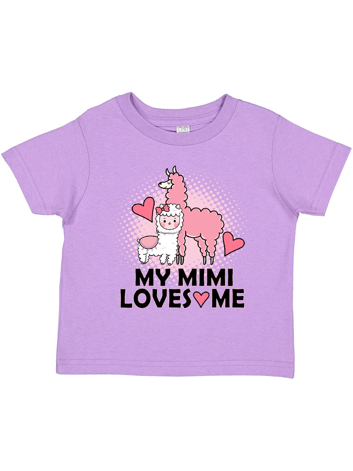 Inktastic My Mimi Loves Me Llama Girls Toddler T-Shirt - Walmart.com