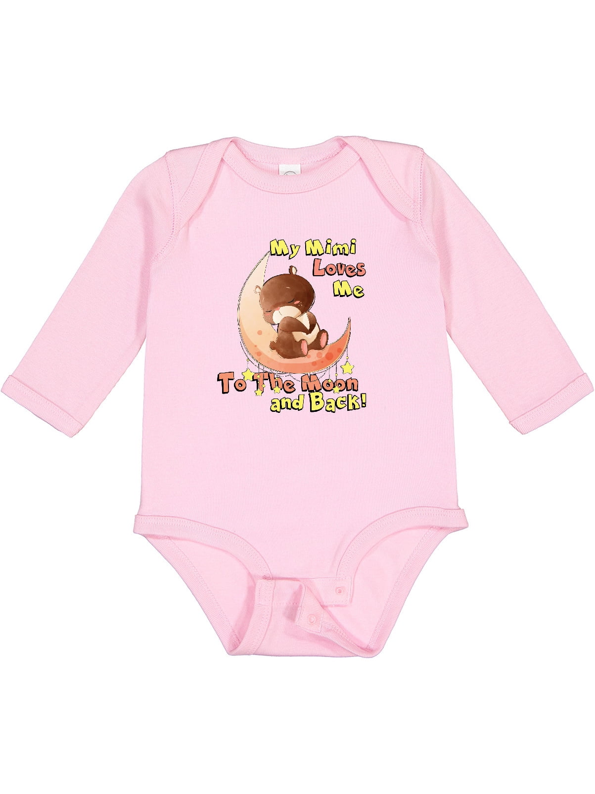 Inktastic My Mimi Loves Me to the Moon and Back Boys or Girls Long ...