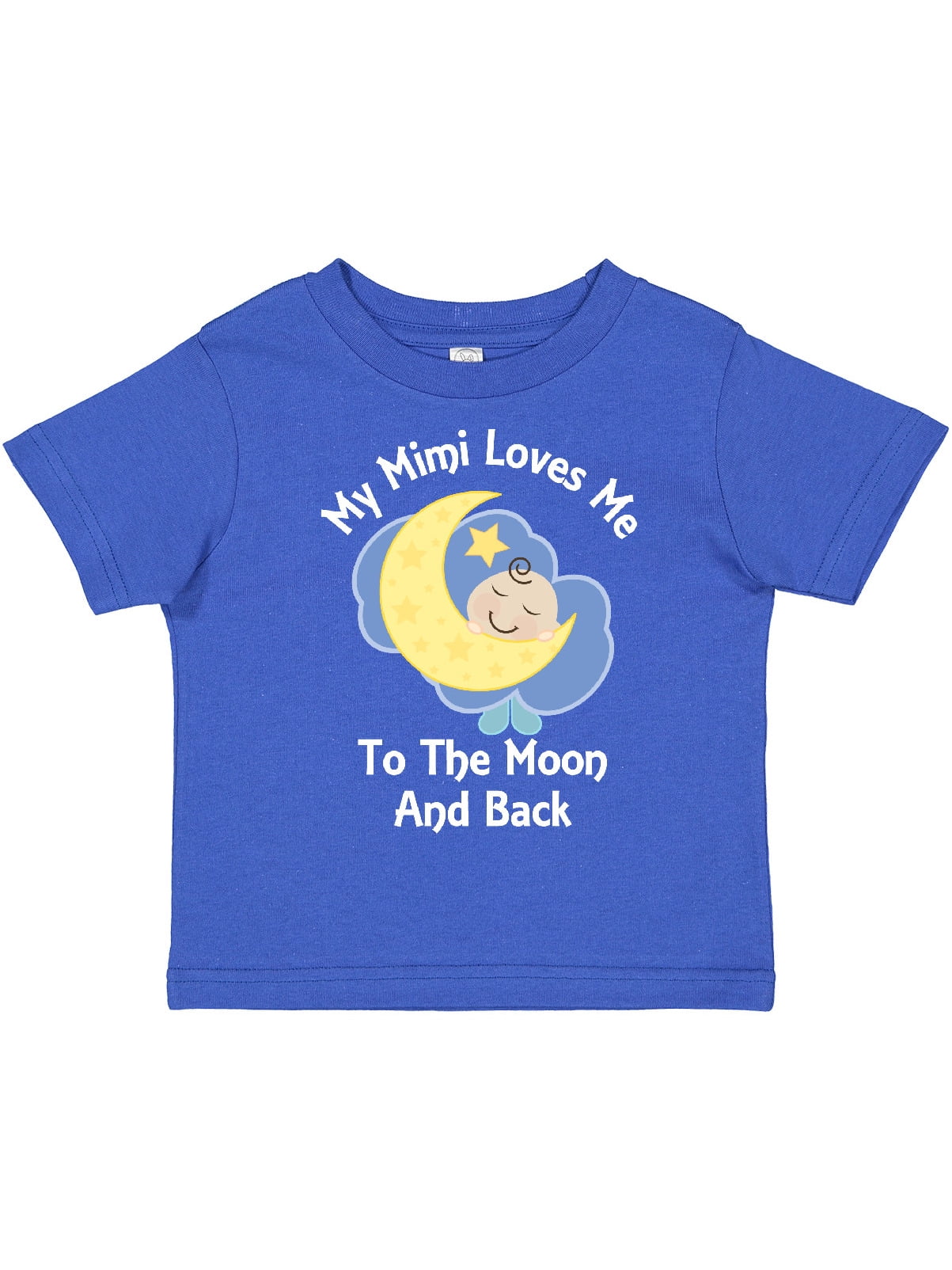Inktastic My Mimi Loves Me to the Moon and Back Boys or Girls Toddler T ...