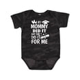 Inktastic My Mommy Did It Graduation Boys or Girls Baby Bodysuit ...