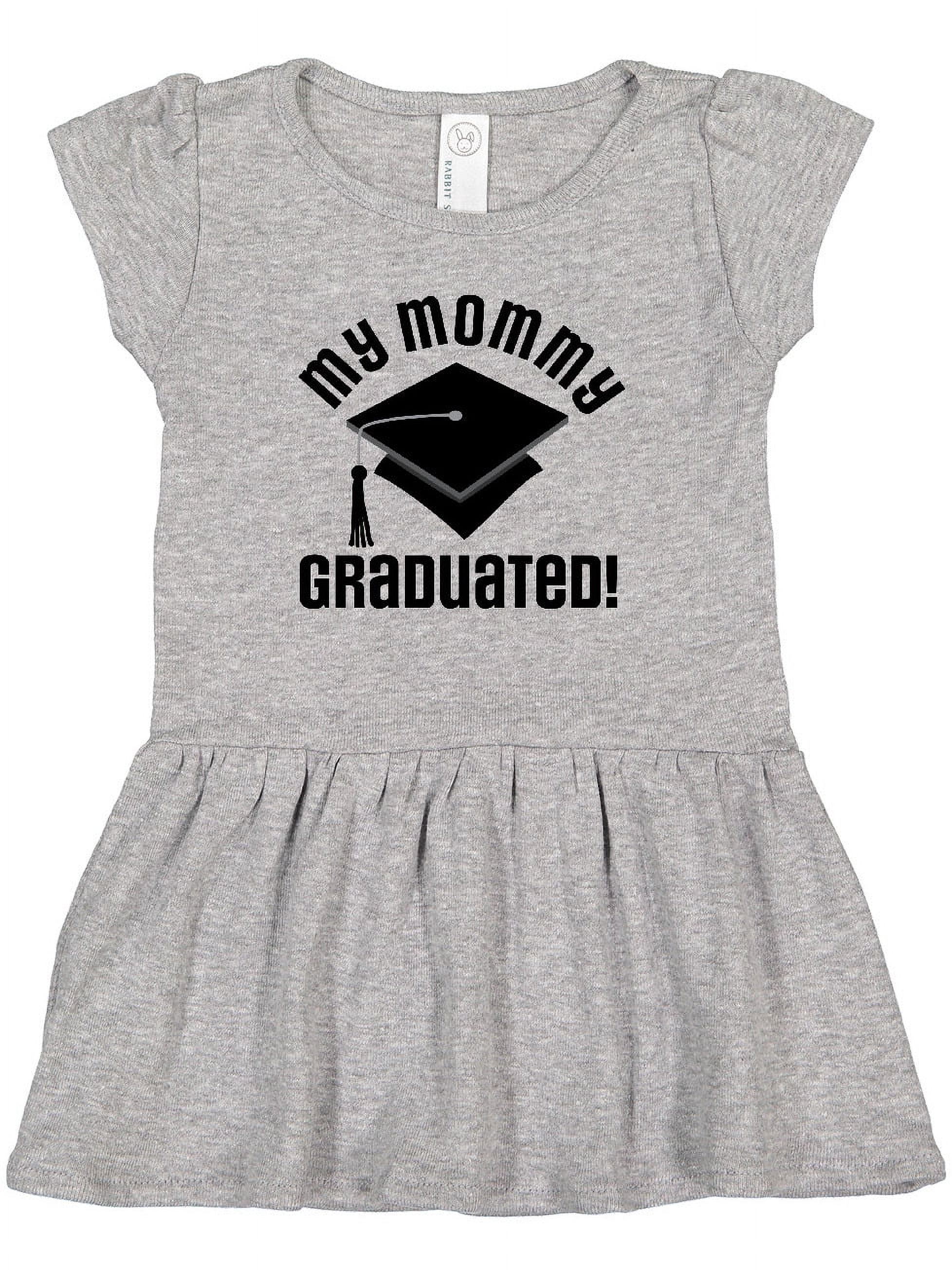 Inktastic My Mommy Graduated College Graduate Girls Baby Dress ...
