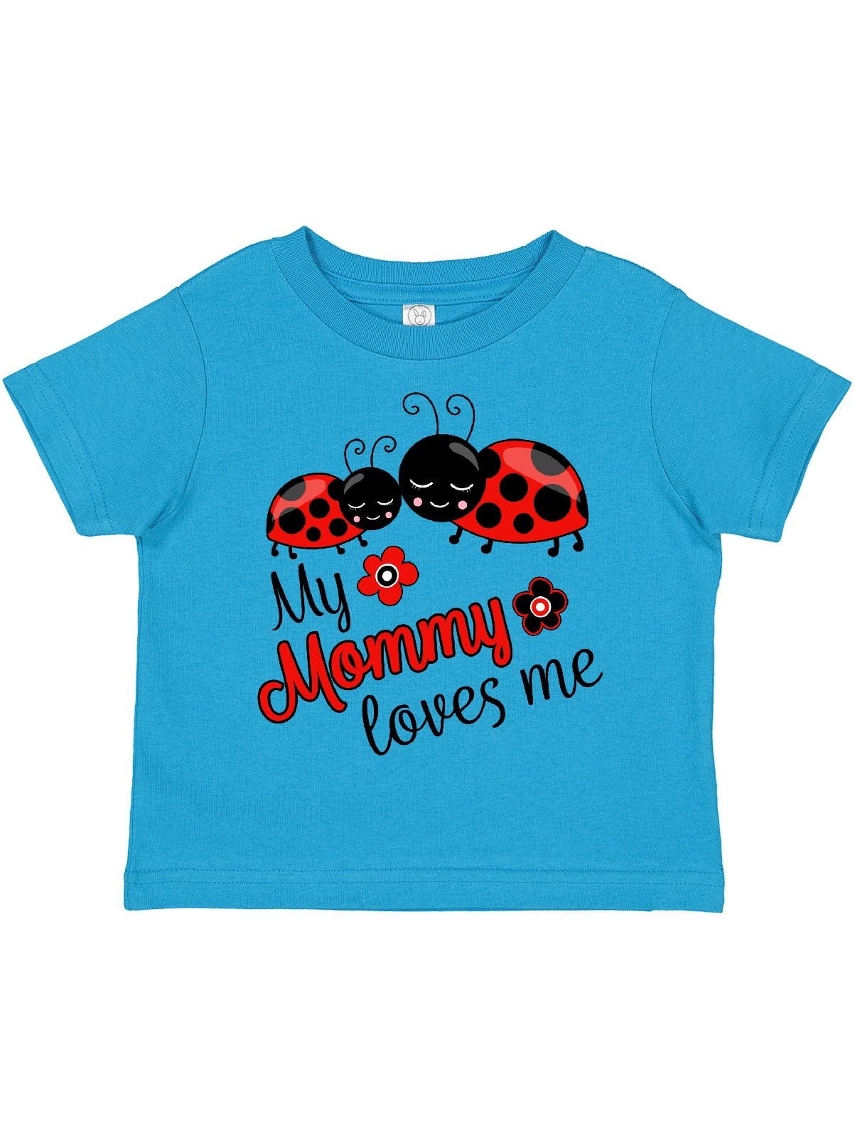 Inktastic My Mommy Loves Me with Cute Ladybugs Boys or Girls Toddler T-Shirt - Walmart.com