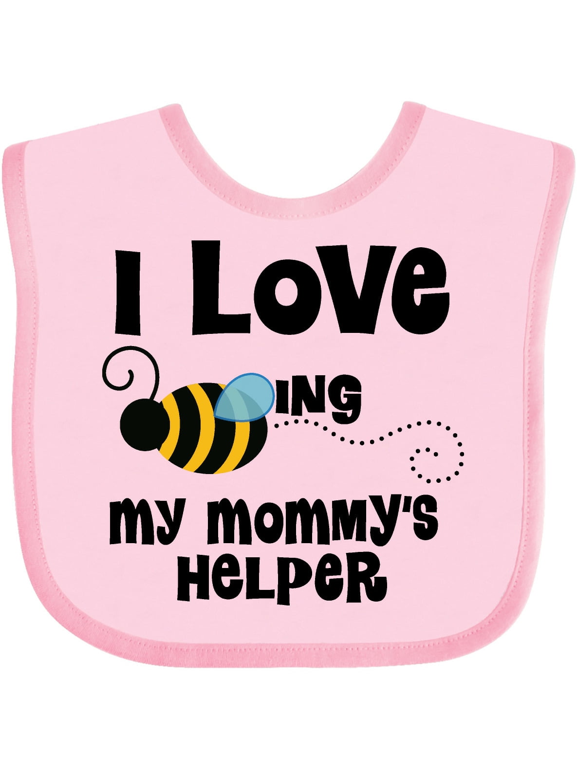 Inktastic My Mommy's Helper Little Bee Kids Boys or Girls Baby Bib ...