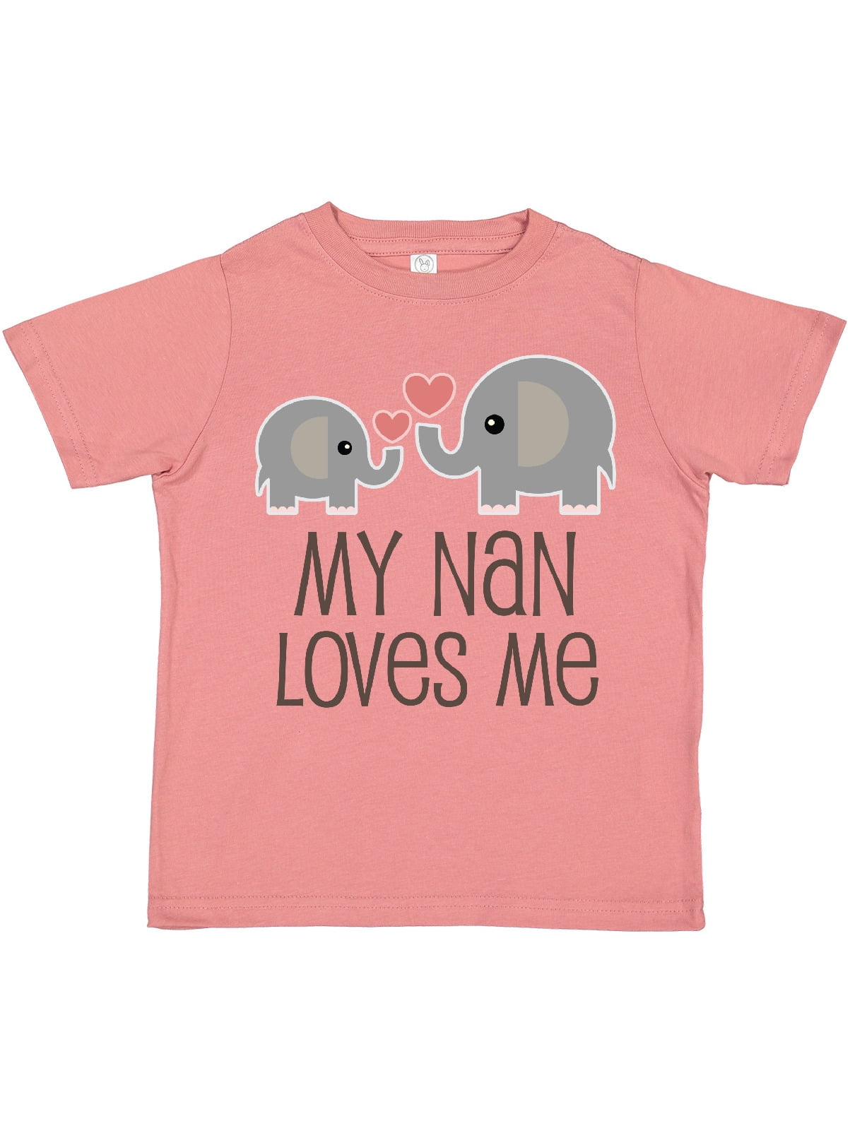 Inktastic My Nan Loves Me Grandchild Boys or Girls Toddler T-Shirt ...