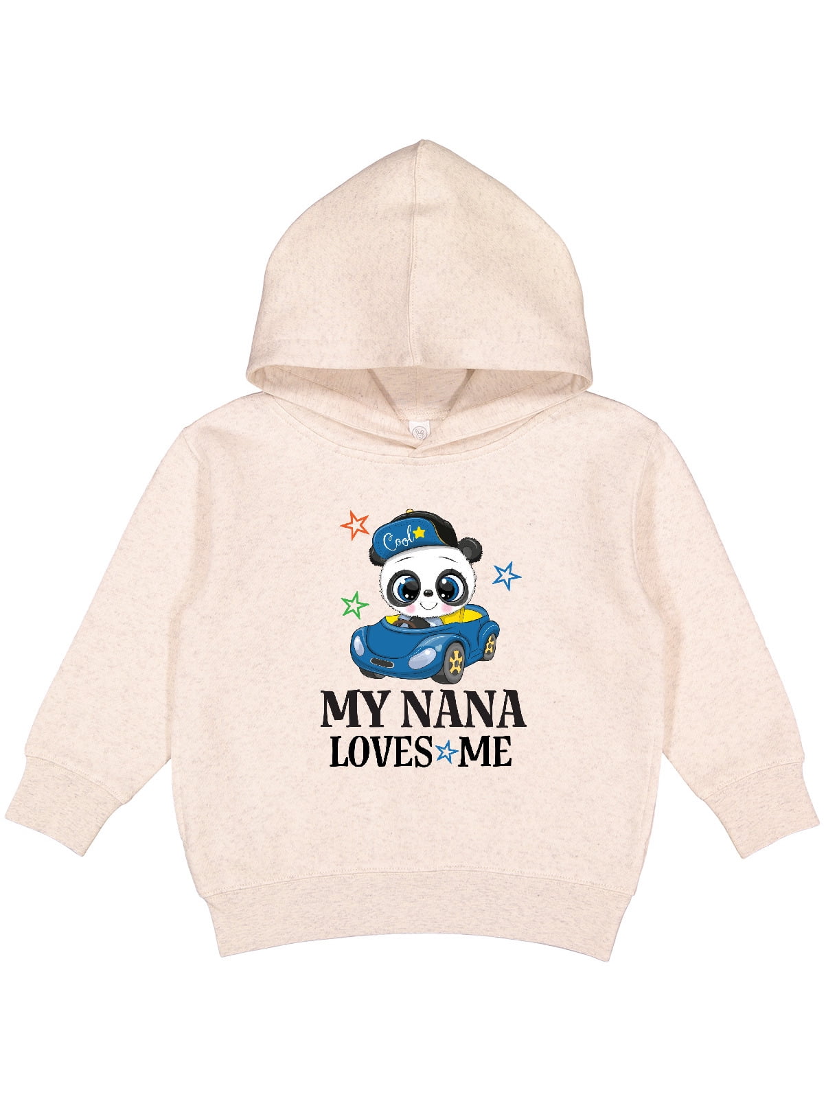 Inktastic My Nana Loves Me Grandson Panda Toddler Hoodie - Walmart.com