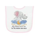 Inktastic My Nana Loves Me to the Moon and Back Elephant Family Baby ...