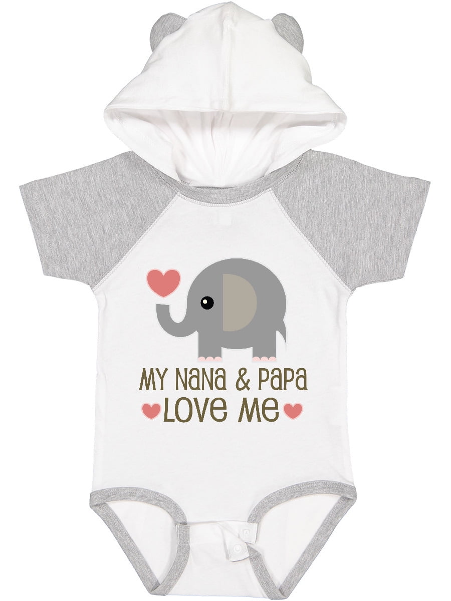 Inktastic My Nana and Papa Love Me Boys or Girls Baby Bodysuit - Walmart.com