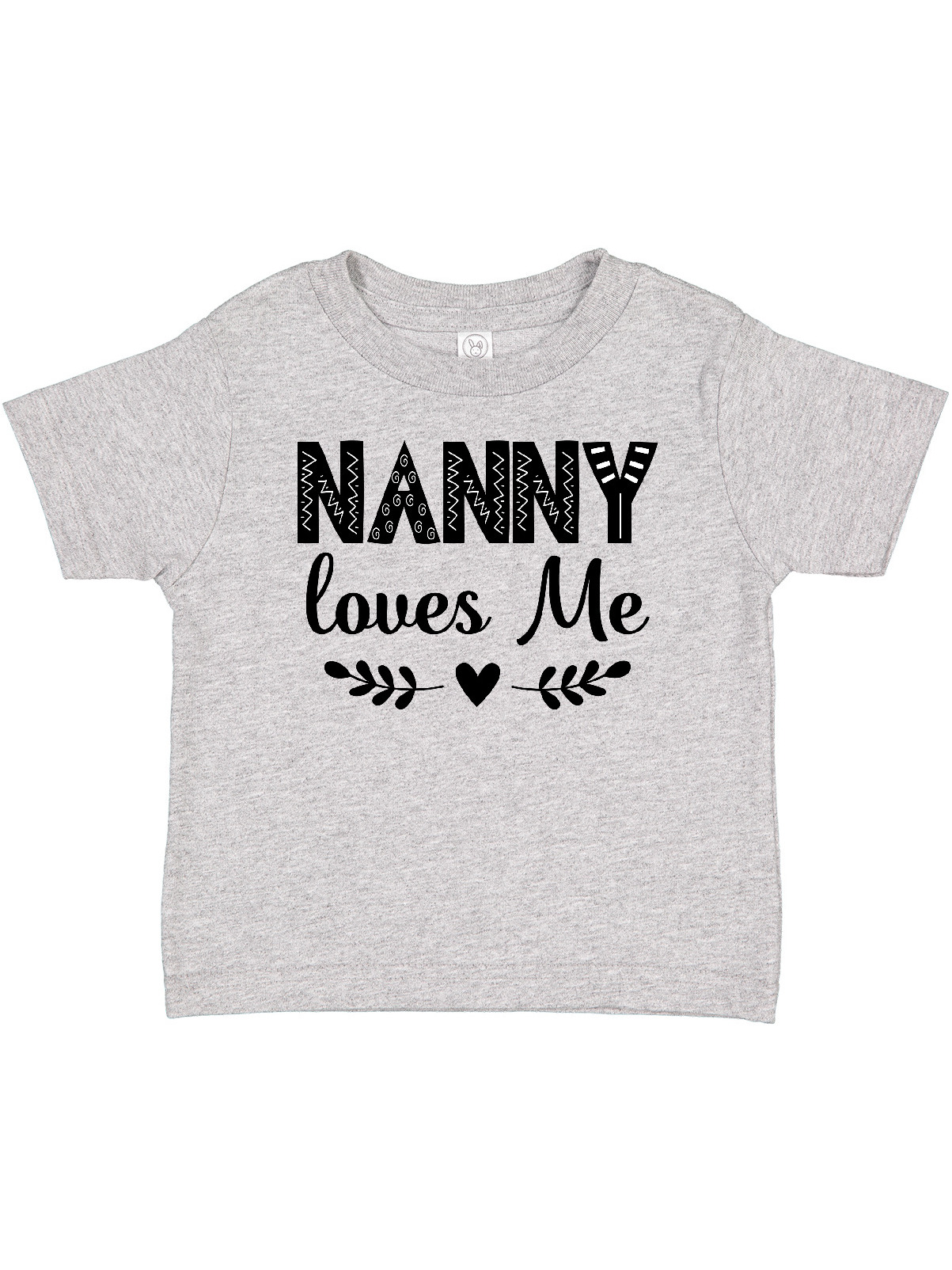 Inktastic My Nanny Loves Me Grandchild Boys or Girls Baby T-Shirt - Walmart.com