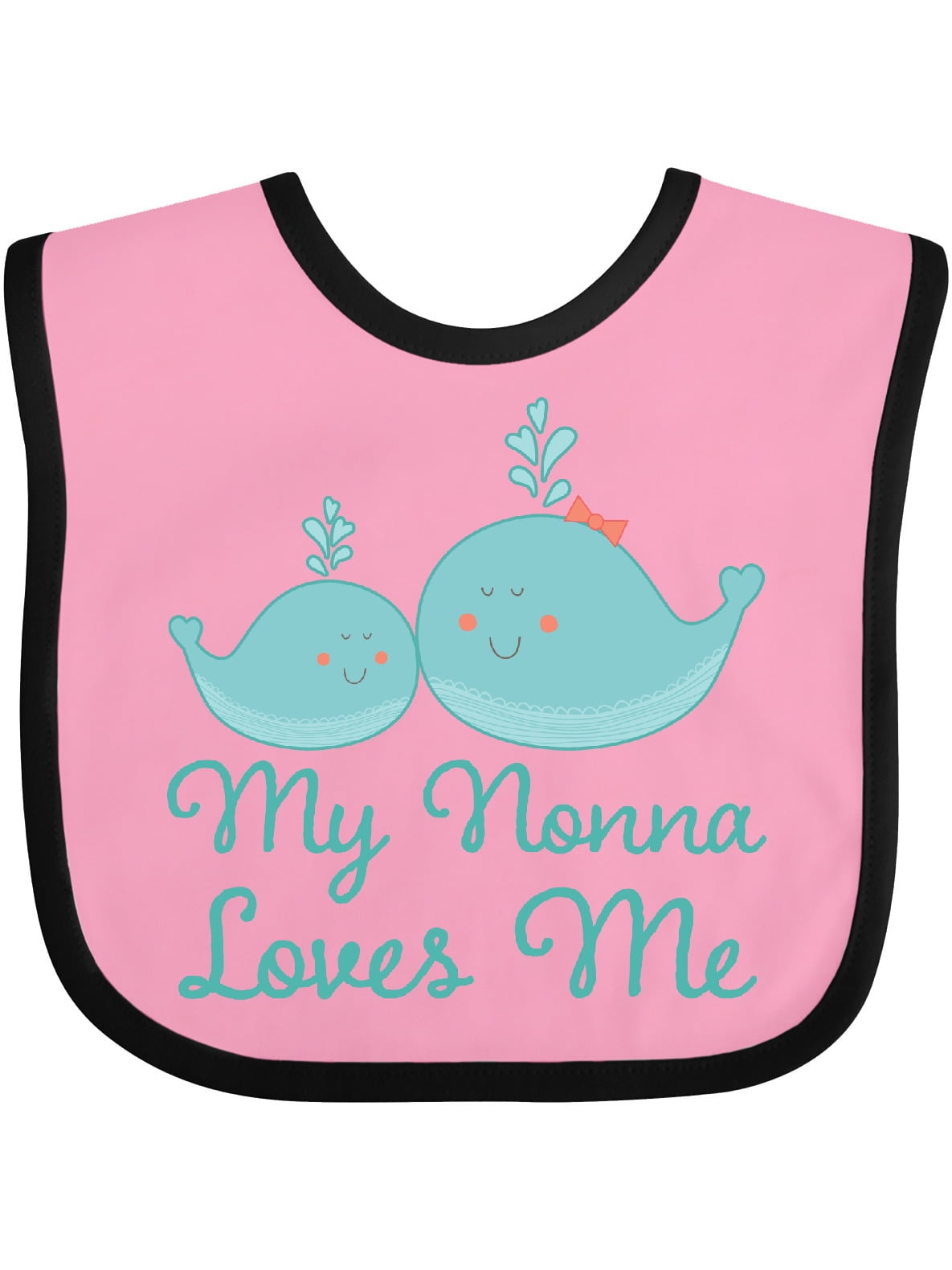 Inktastic My Nonna Loves Me Boys or Girls Baby Bib - Walmart.com
