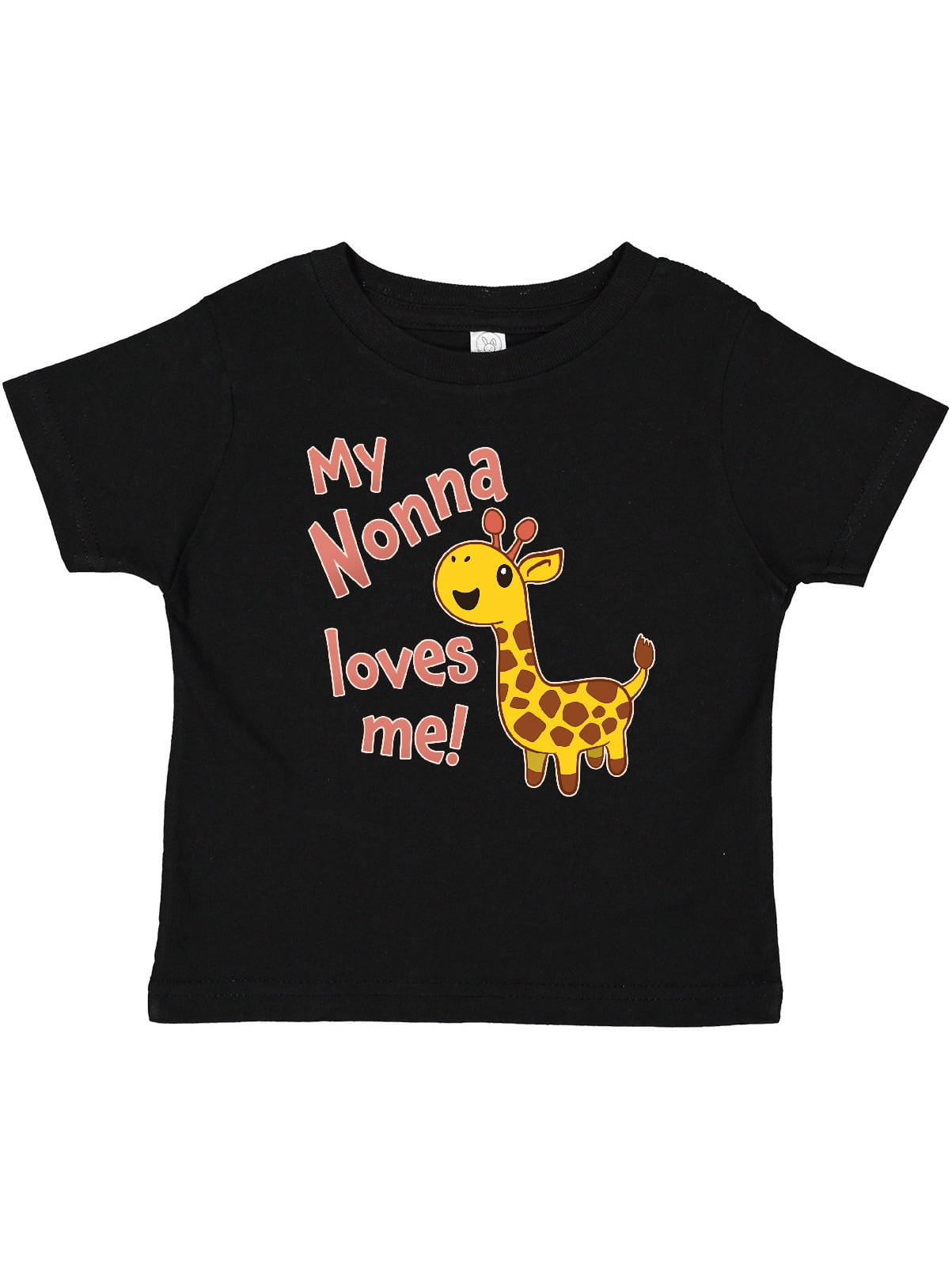 Inktastic My Nonna Loves me- cute giraffe Boys or Girls Baby T-Shirt - Walmart.com