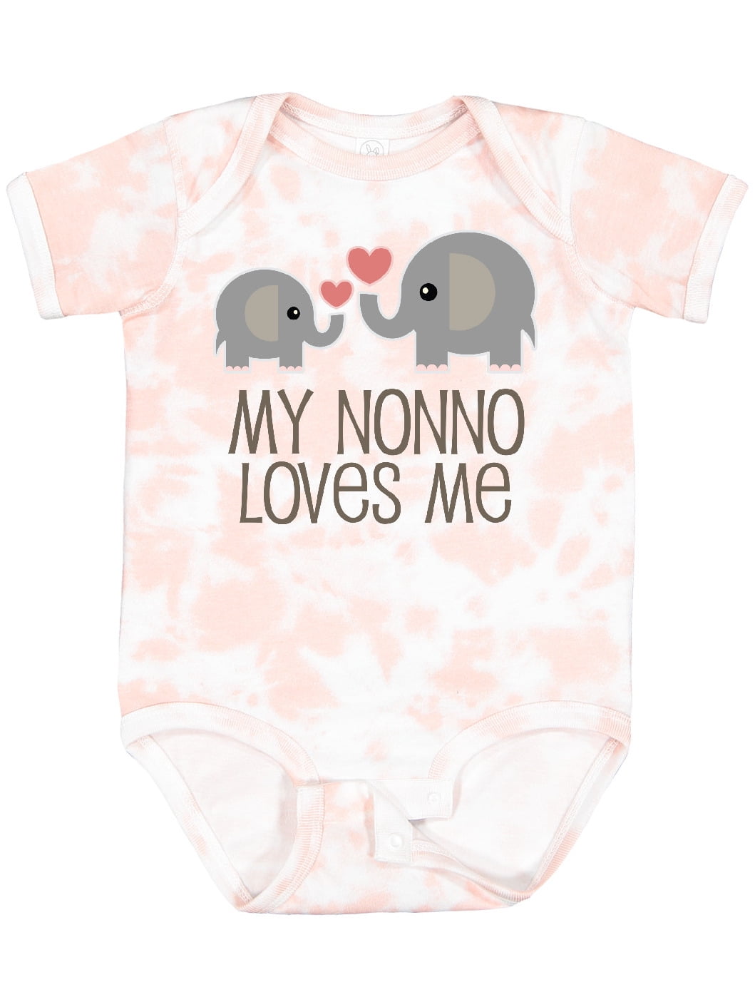 Inktastic My Nonno Loves Me Grandson Boys or Girls Baby Bodysuit - Walmart.com