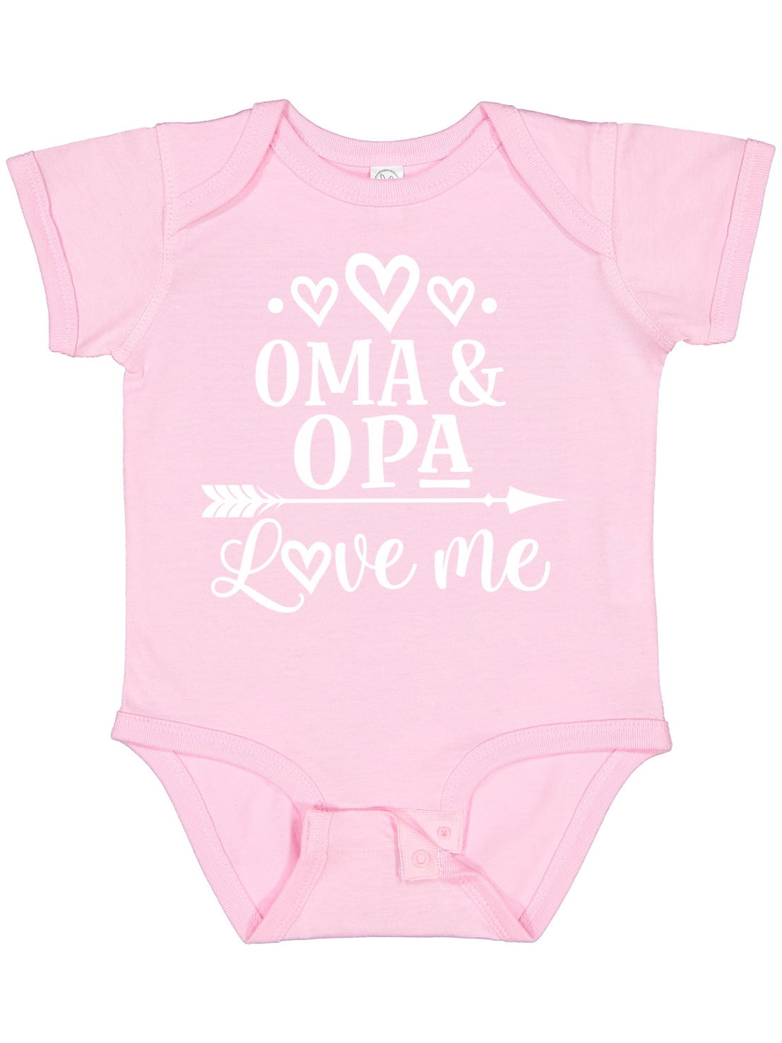 Inktastic My Oma Opa Love Me Grandchild Boys or Girls Baby Bodysuit - Walmart.com