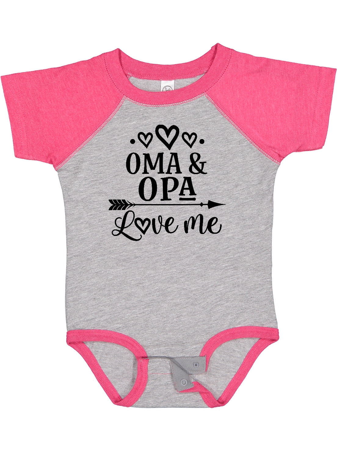 Inktastic My Oma Opa Love Me Grandkids Boys or Girls Baby Bodysuit - Walmart.com