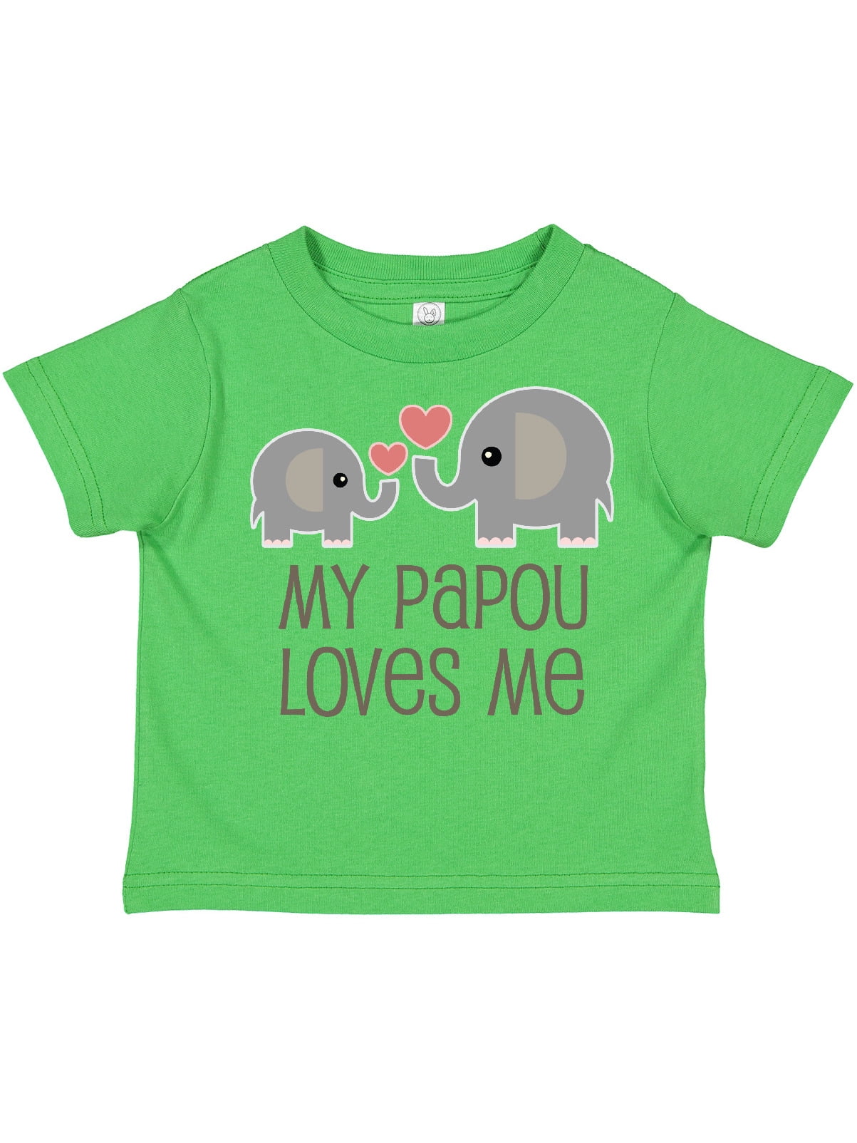 Inktastic My Papou Loves Me Grandchild Boys or Girls Toddler T-Shirt - Walmart.com