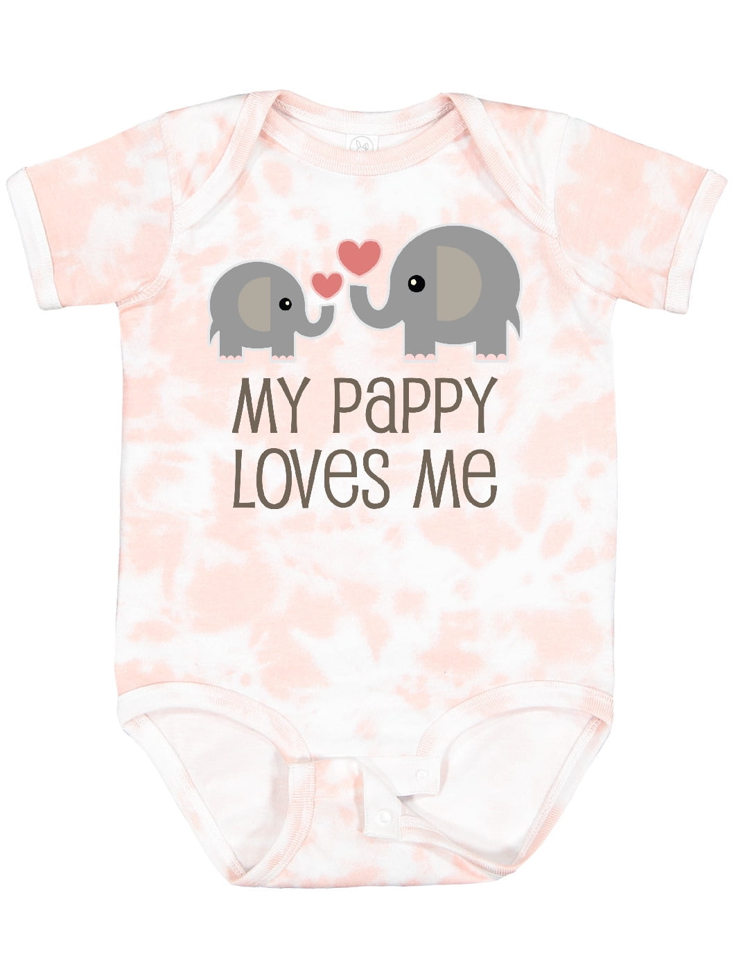 Inktastic My Pappy Grandpa Loves Me Boys or Girls Baby Bodysuit ...
