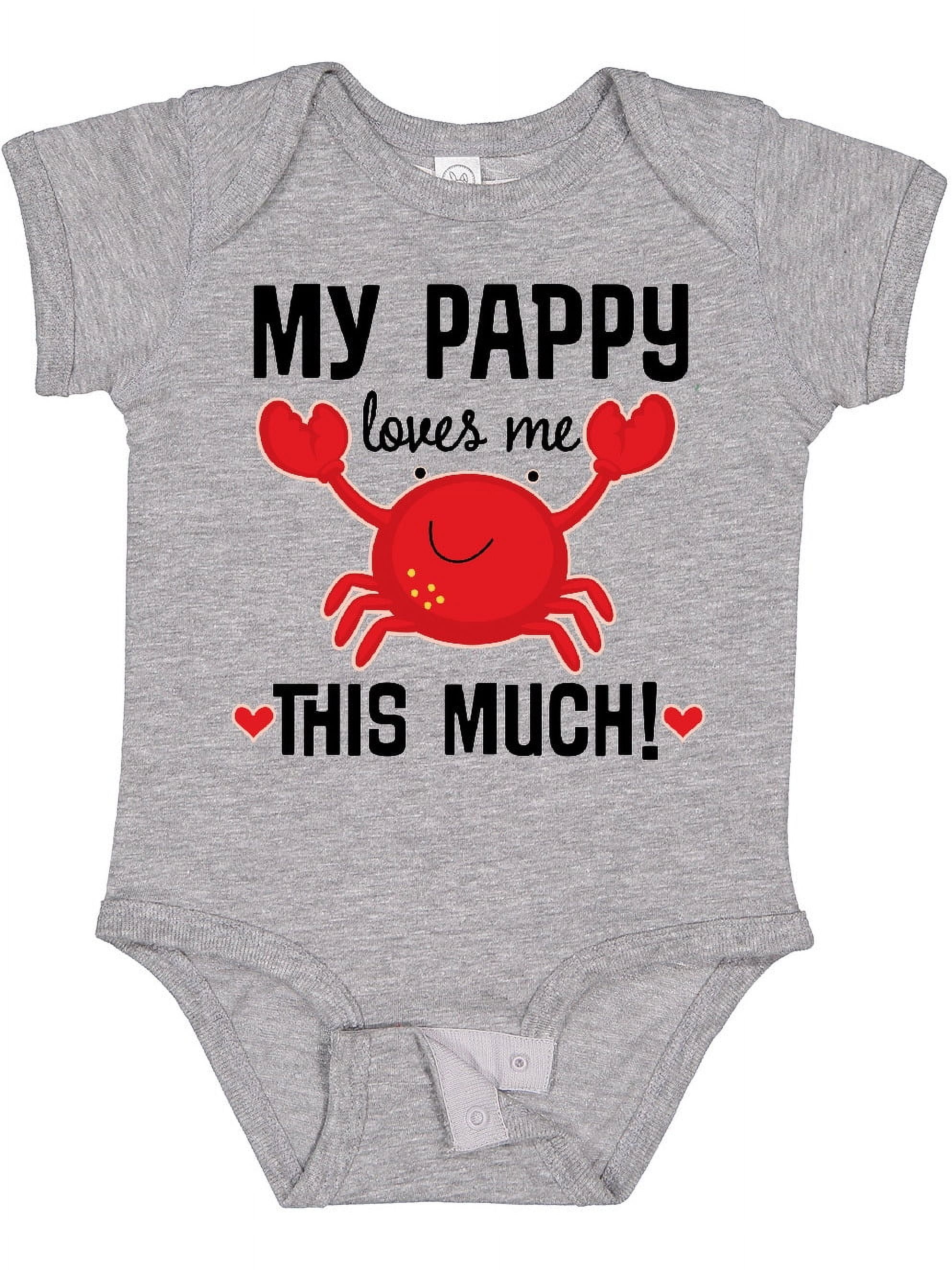 Inktastic My Pappy Loves Me Boys or Girls Baby Bodysuit - Walmart.com