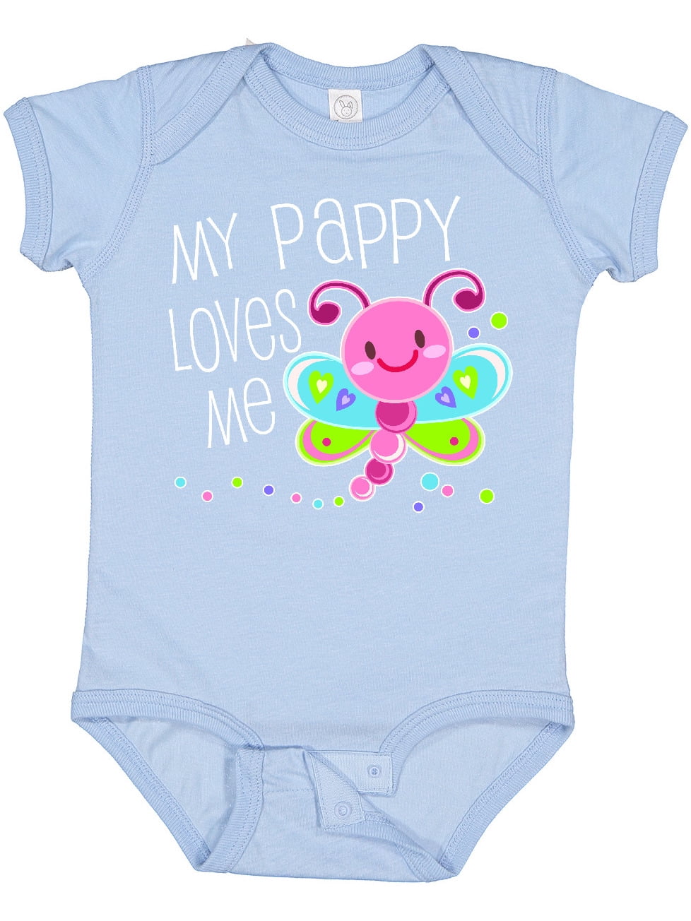 Inktastic My Pappy Loves Me- Cute Dragonfly Boys or Girls Baby Bodysuit - Walmart.com