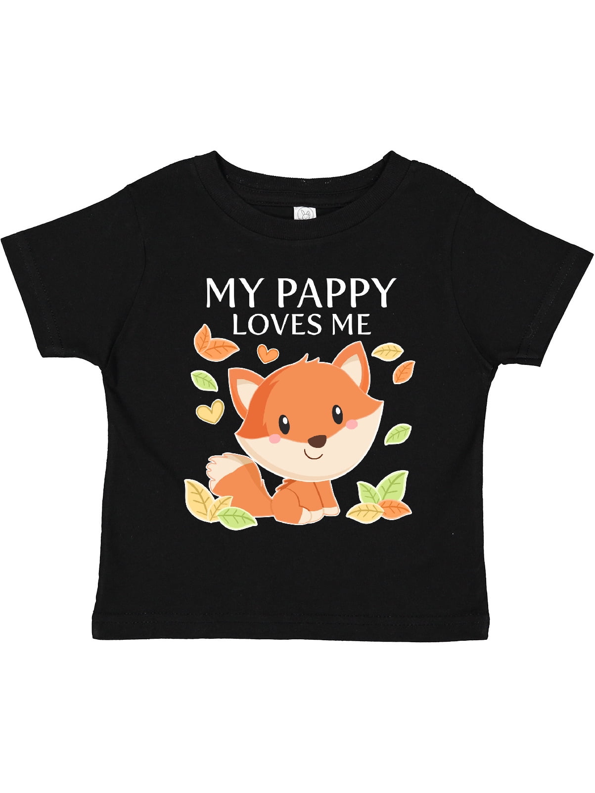Inktastic My Pappy Loves Me- little fox Boys or Girls Toddler T-Shirt ...
