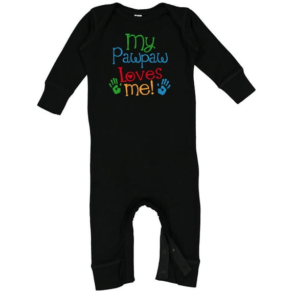 Inktastic My Pawpaw Loves Me Baby Romper Coveralls - Walmart.com