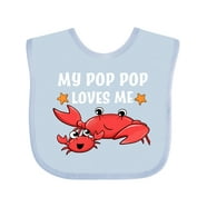 Inktastic Too Cute Crab Boys or Girls Baby Bib - Walmart.com