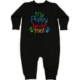 Inktastic My Poppy Loves Me Baby Fleece Romper - Walmart.com
