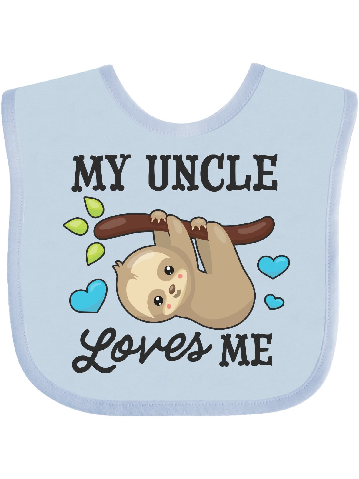 Inktastic My Uncle Loves Me with Sloth and Hearts Boys or Girls Baby ...