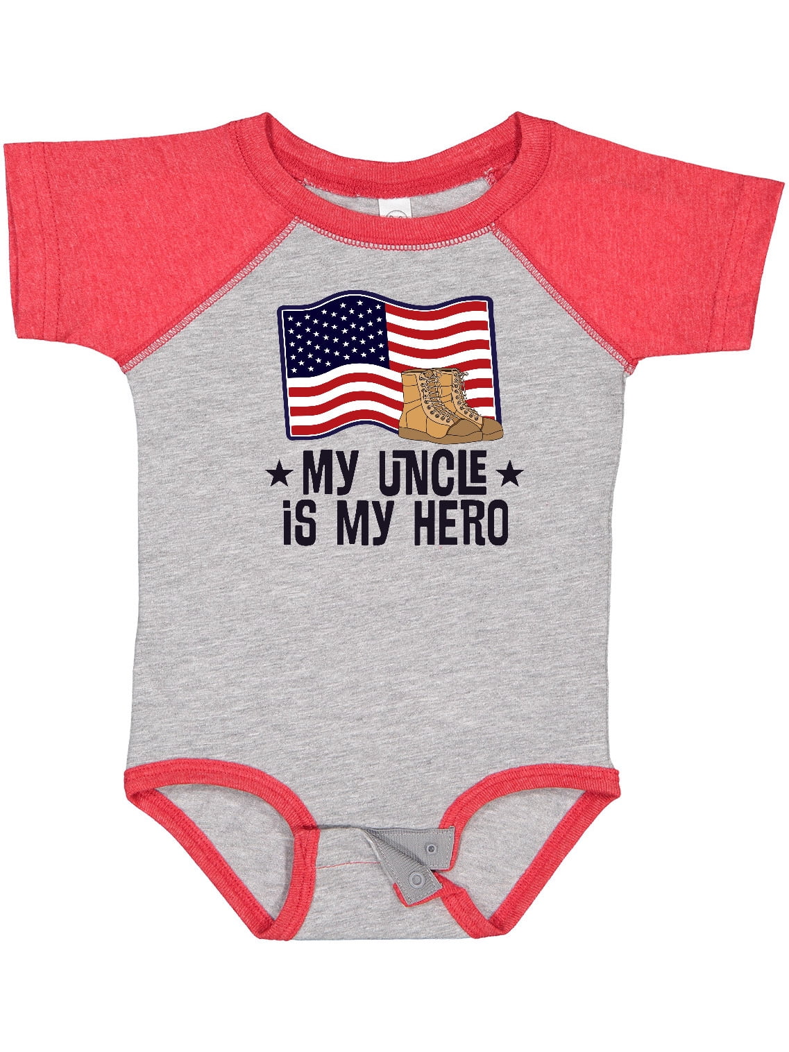 Inktastic My Uncle is My Hero Military Nephew Boys or Girls Baby ...