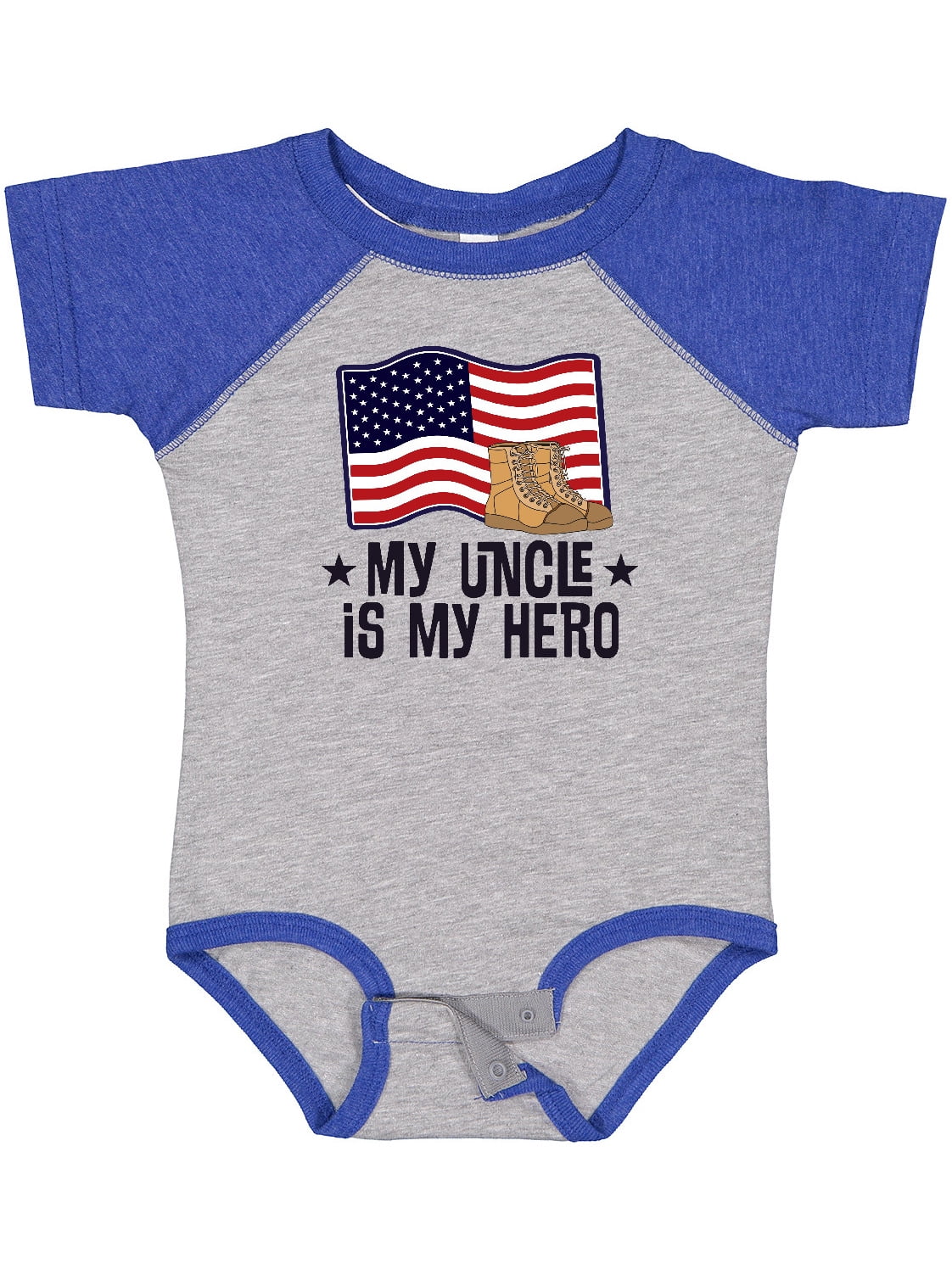 Inktastic My Uncle is My Hero Military Nephew Boys or Girls Baby ...
