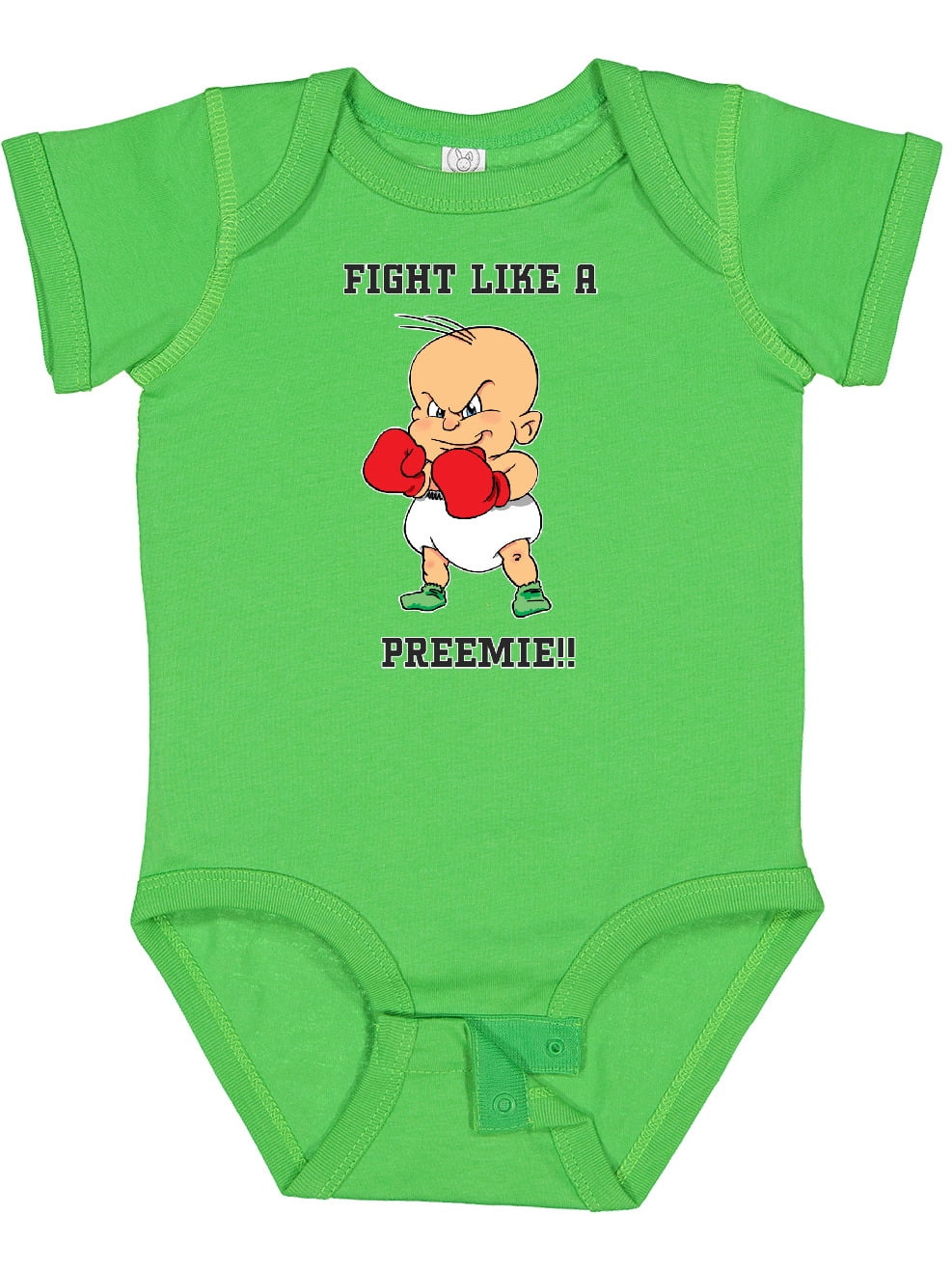 Inktastic Nicu Fight Like a Preemie Baby Boxer Boys or Girls Baby ...