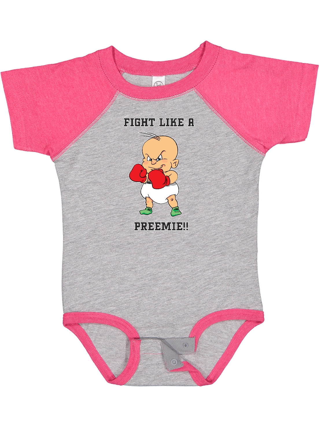 Inktastic Nicu Fight Like a Preemie Baby Boxer Boys or Girls Baby ...
