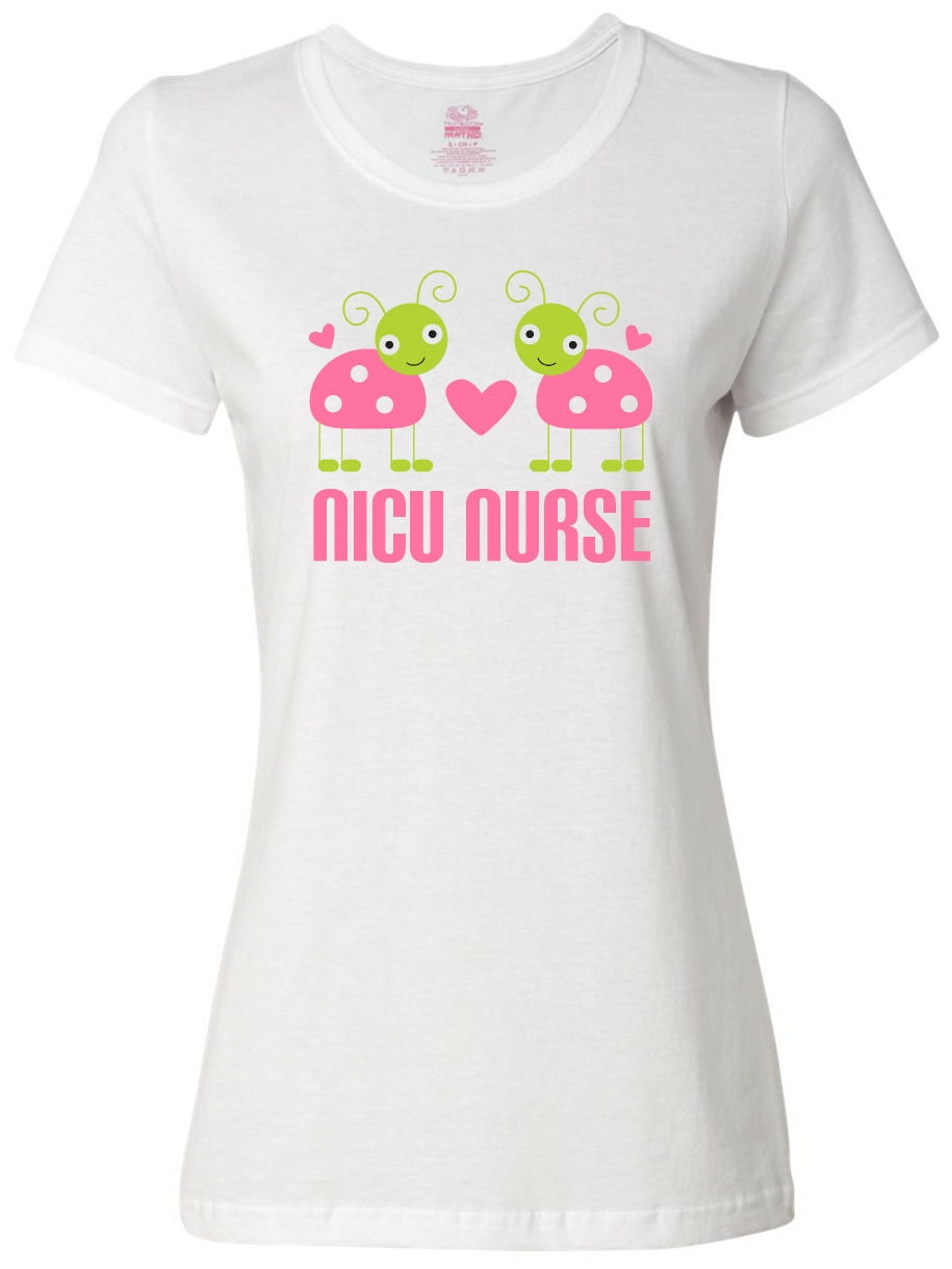 Inktastic NICU Nurse Ladybugs Women's T-Shirt - Walmart.com