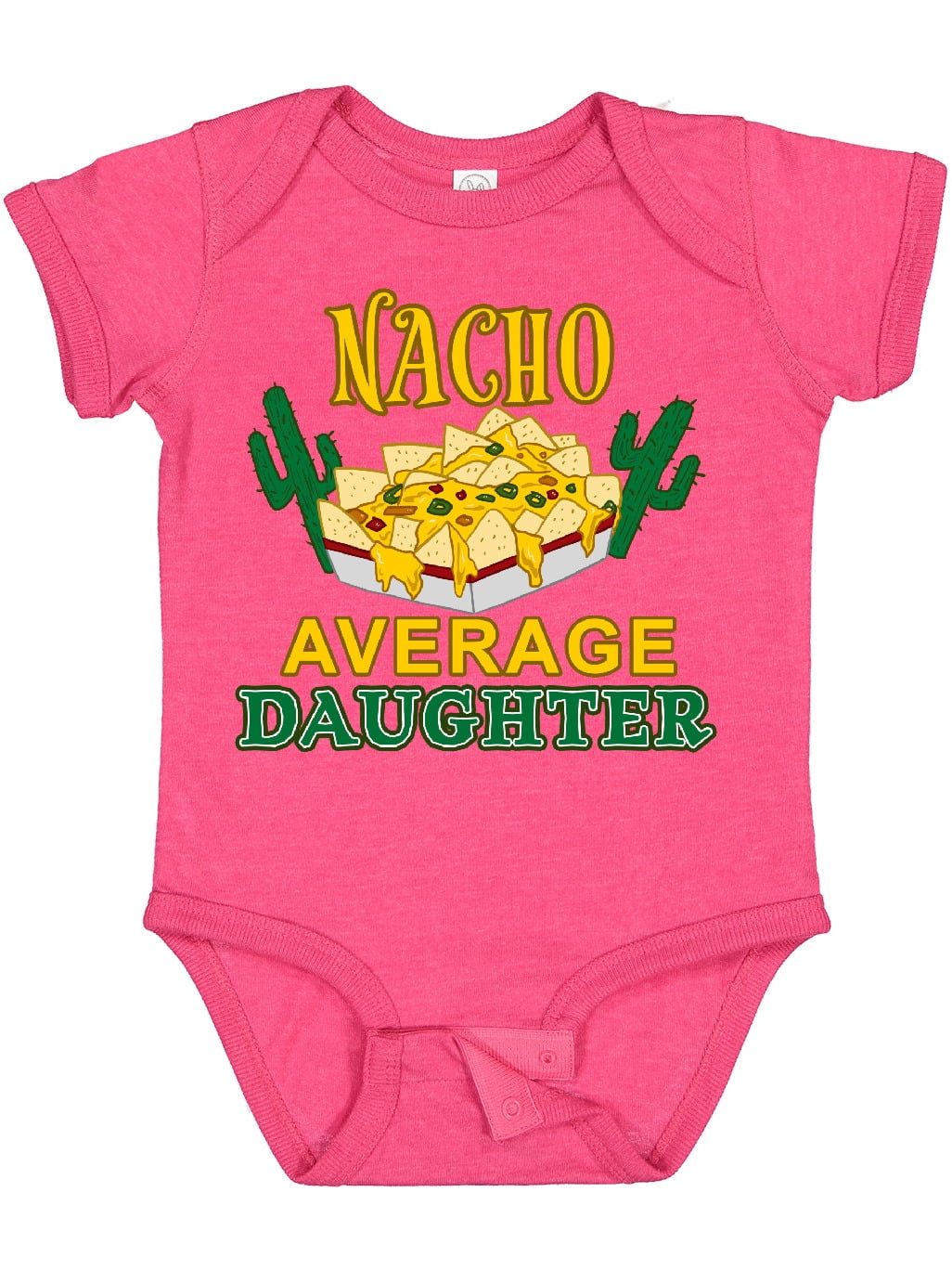 Inktastic Nacho Average Daughter with Nachos and Cacti Boys or Girls ...
