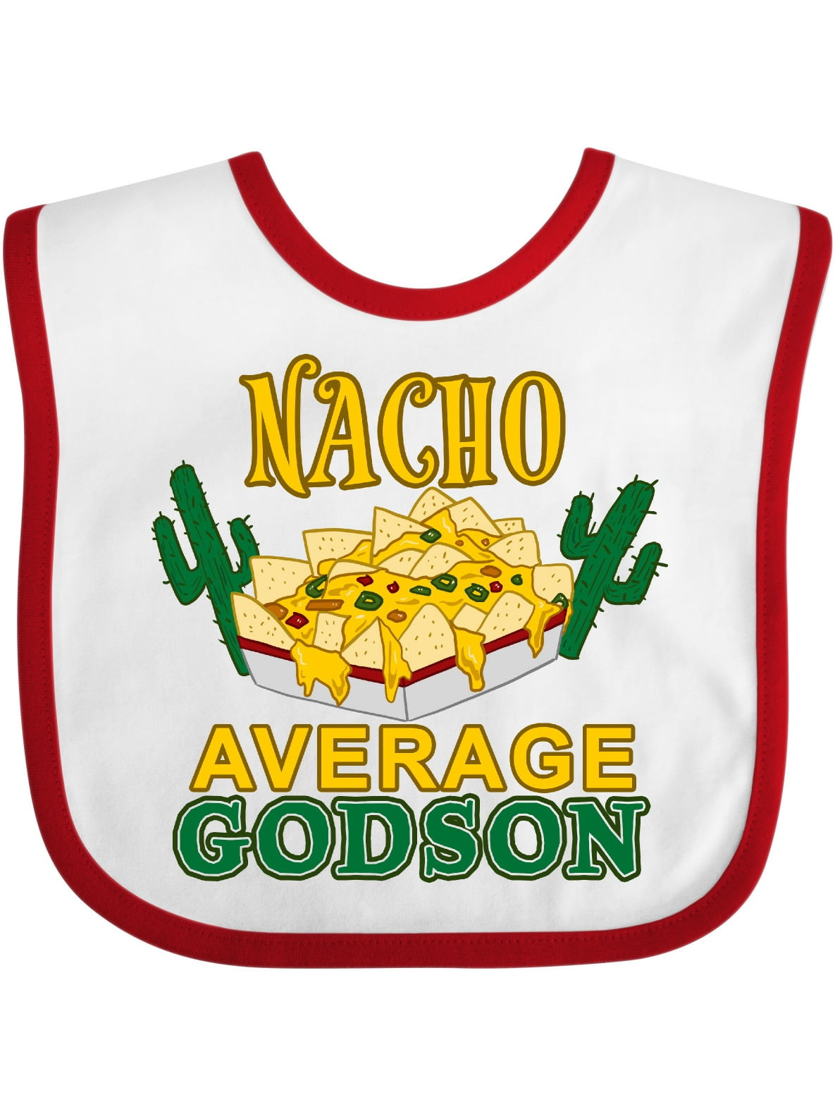Inktastic Nacho Average Godson with Nachos and Cacti Boys or Girls Baby ...