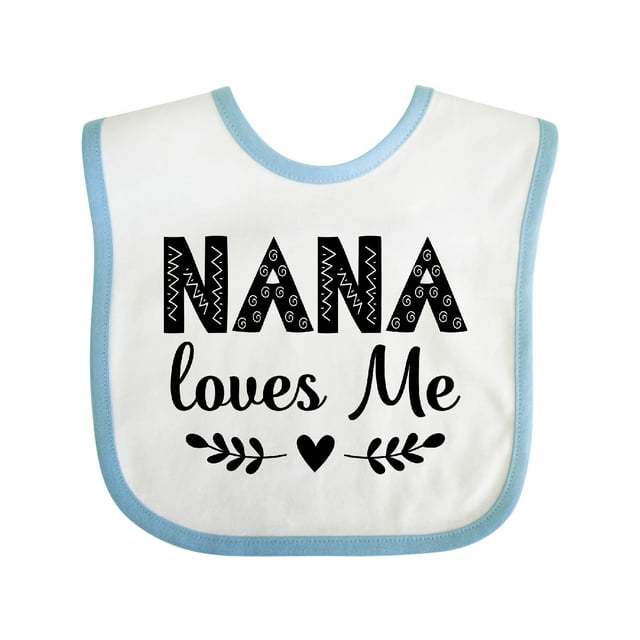 Inktastic Nana Baby Girl Clothes Girls Baby Bib - Walmart.com