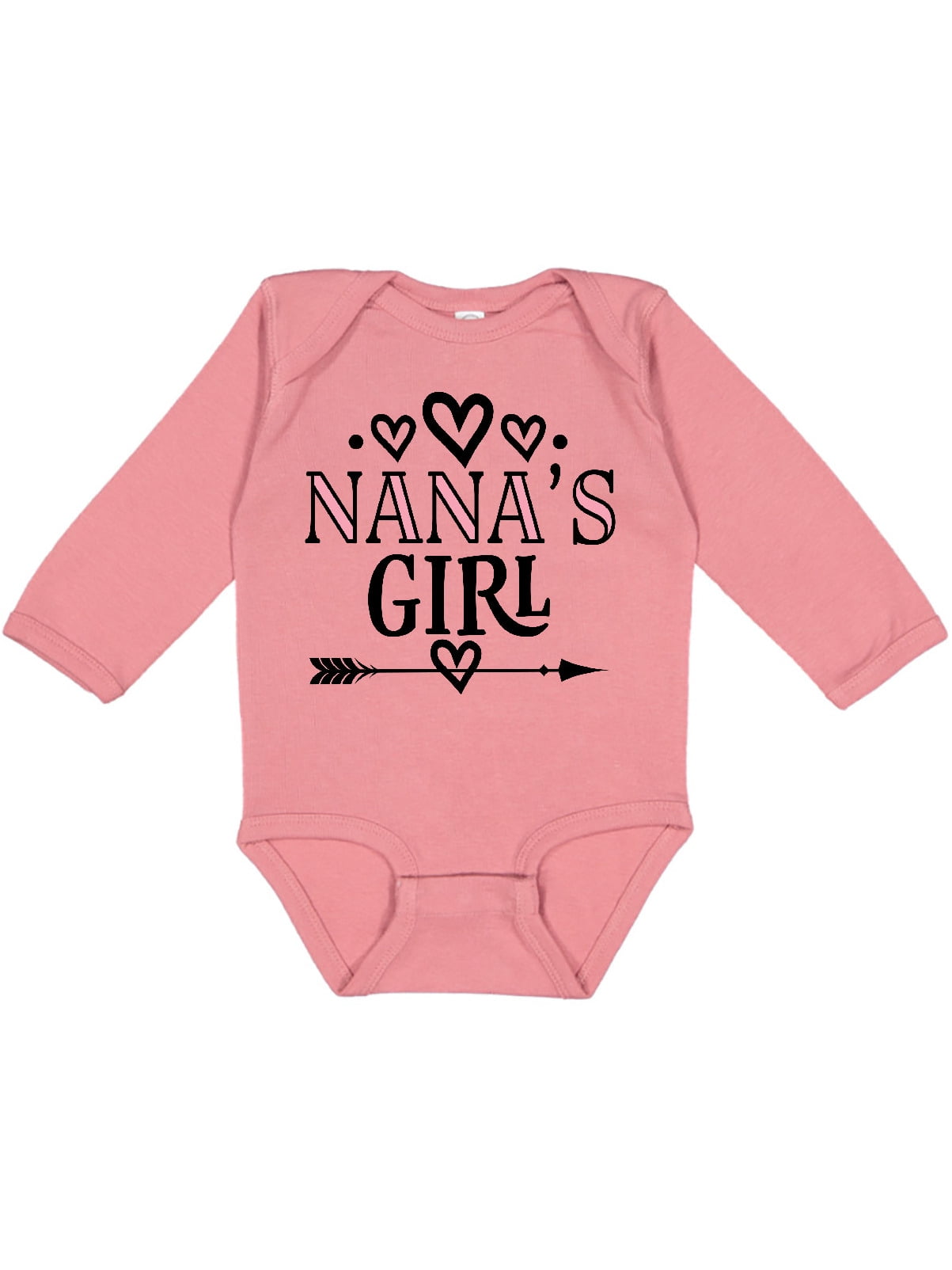 Inktastic Nana Girl Granddaughter Girls Long Sleeve Baby Bodysuit - Walmart.com
