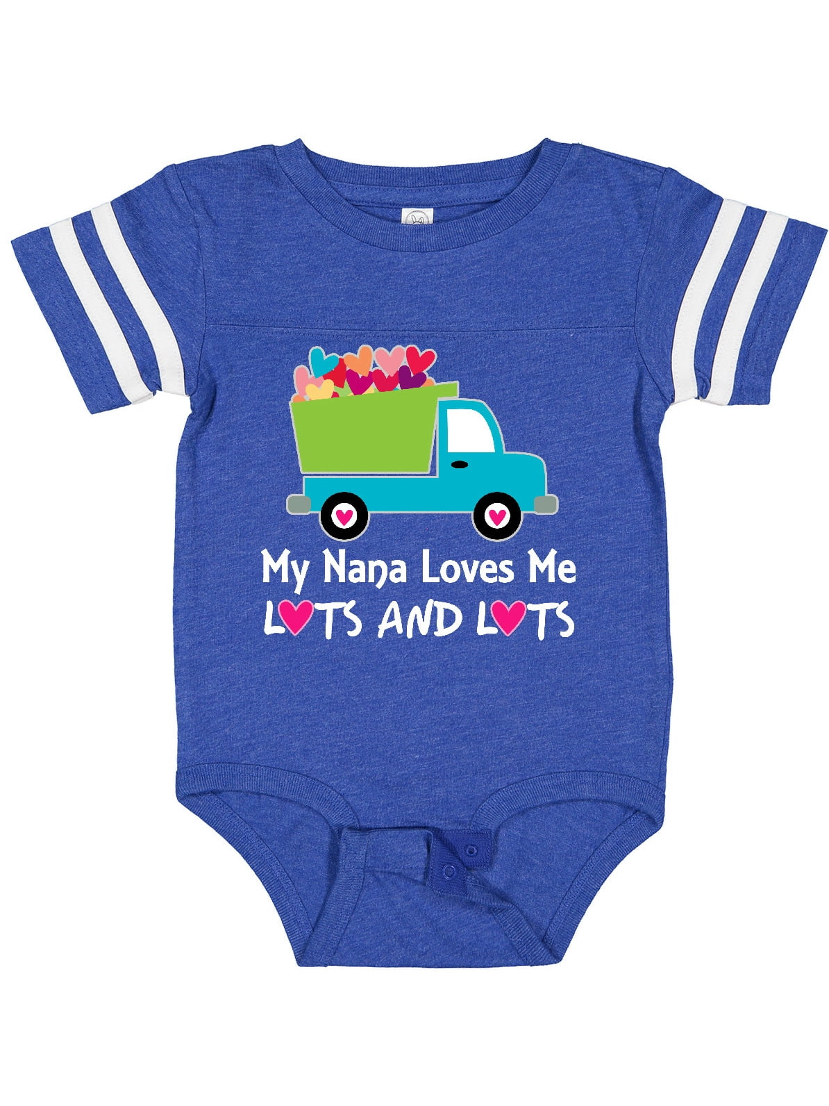 Inktastic Nana Loves Me Grandson Boys Boys Baby Bodysuit - Walmart.com