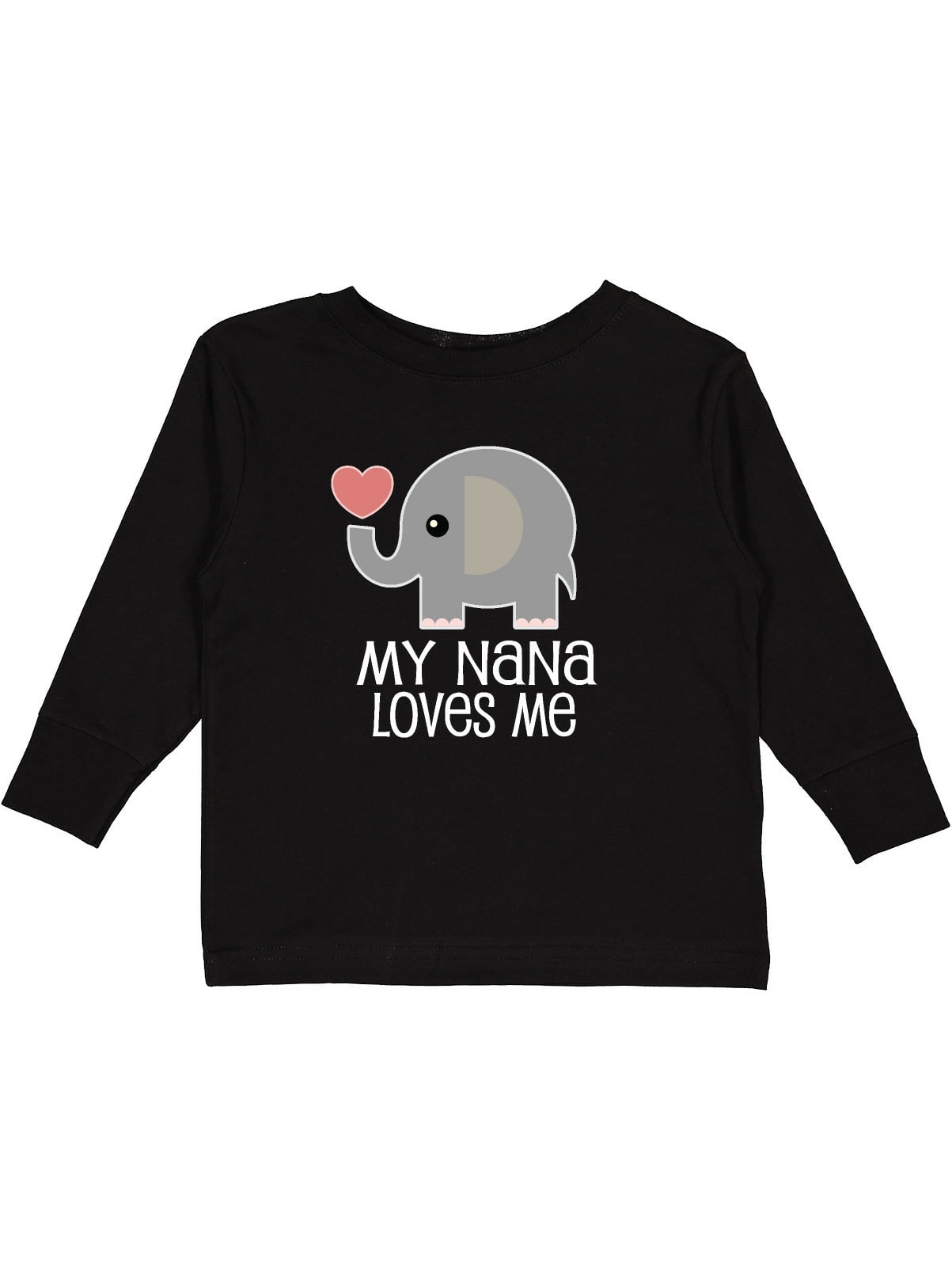 Inktastic Nana Loves Me for Grandkids Boys or Girls Long Sleeve Toddler T-Shirt - Walmart.com