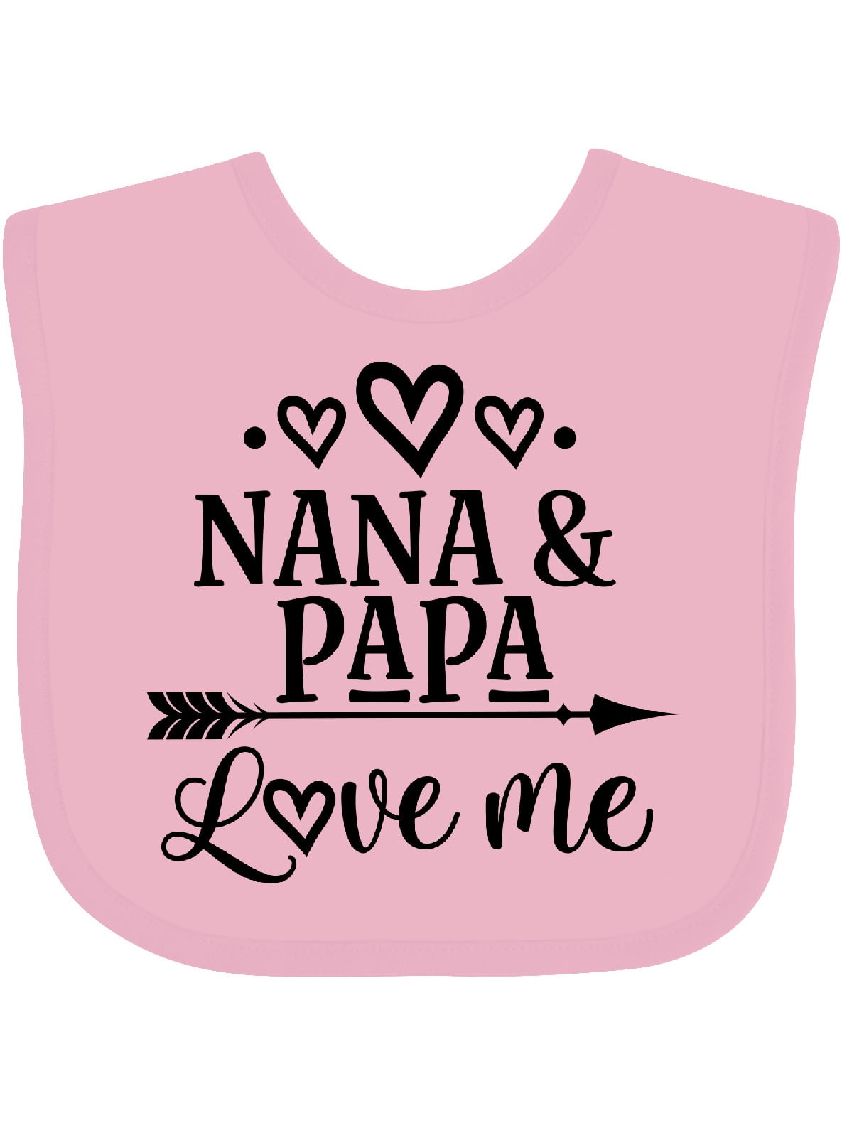 Inktastic Nana Papa Love Me Grandchild Boys or Girls Baby Bib - Walmart.com