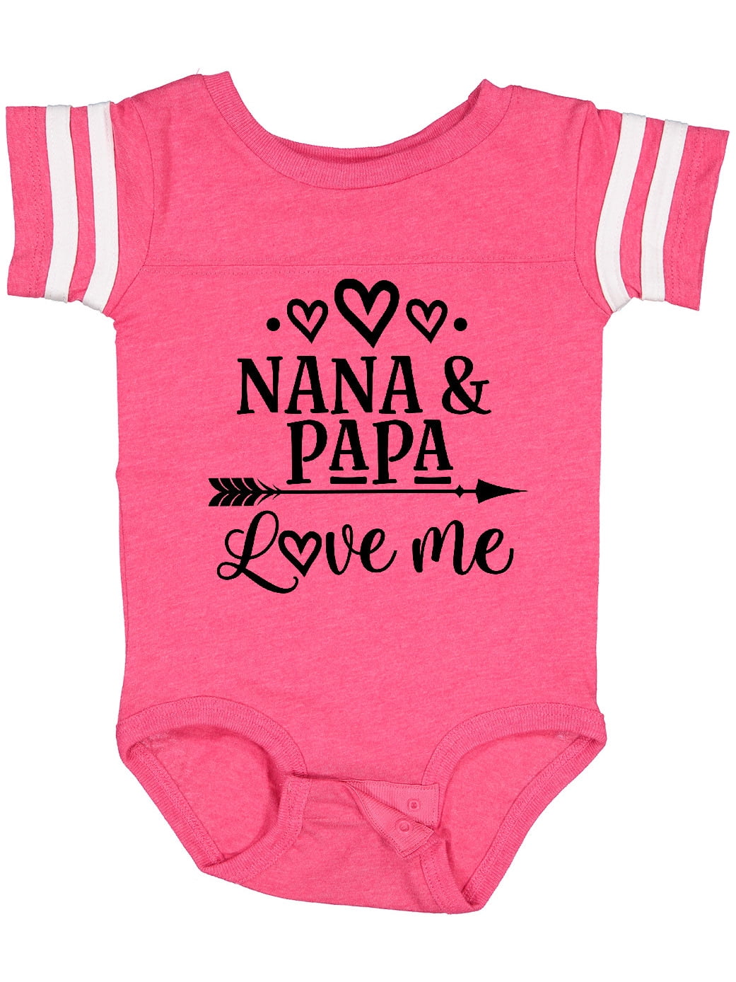 Inktastic Nana Papa Love Me Grandchild Boys or Girls Baby Bodysuit - Walmart.com