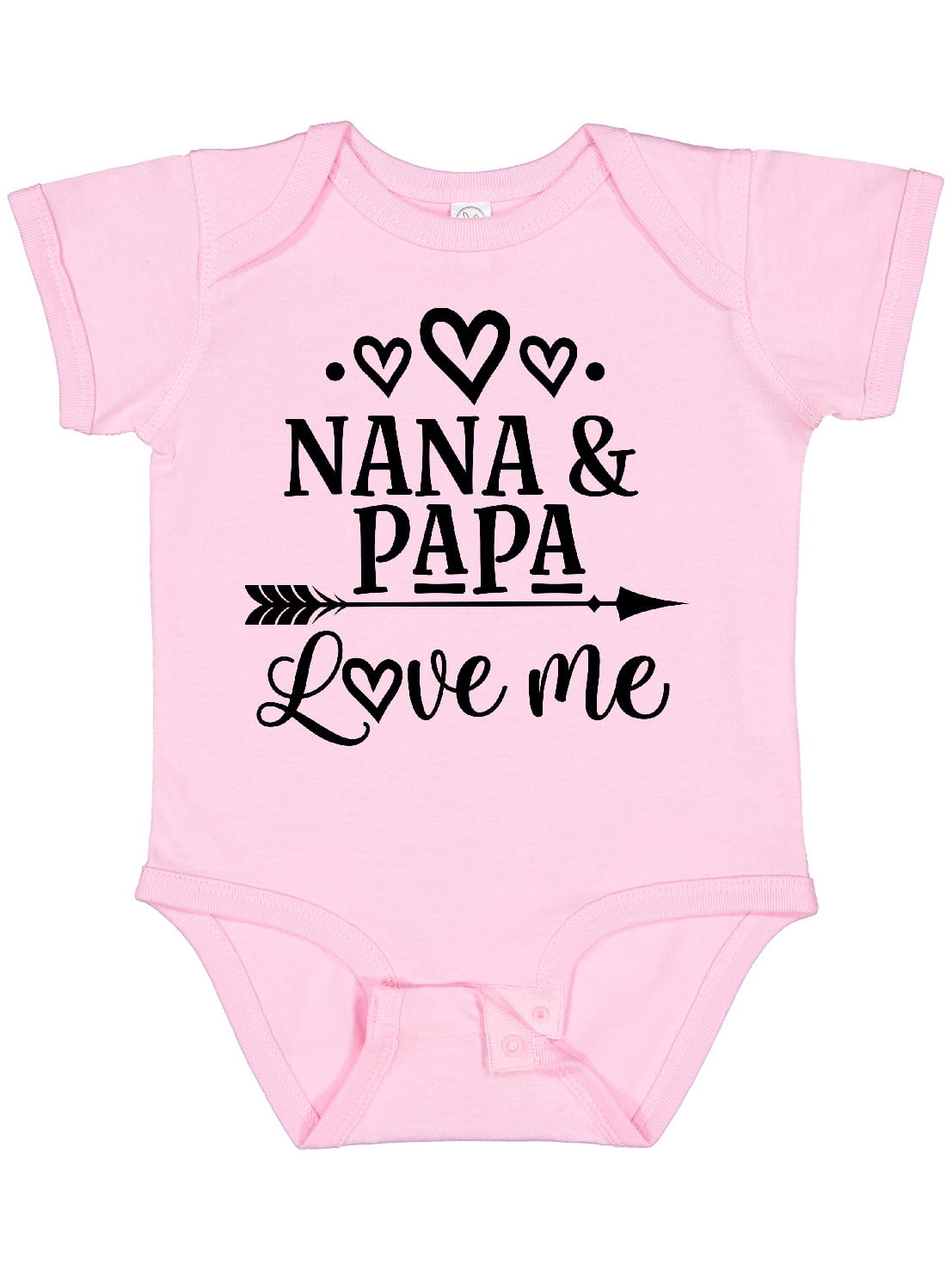 Inktastic Nana Papa Love Me Grandchild Boys or Girls Baby Bodysuit - Walmart.com