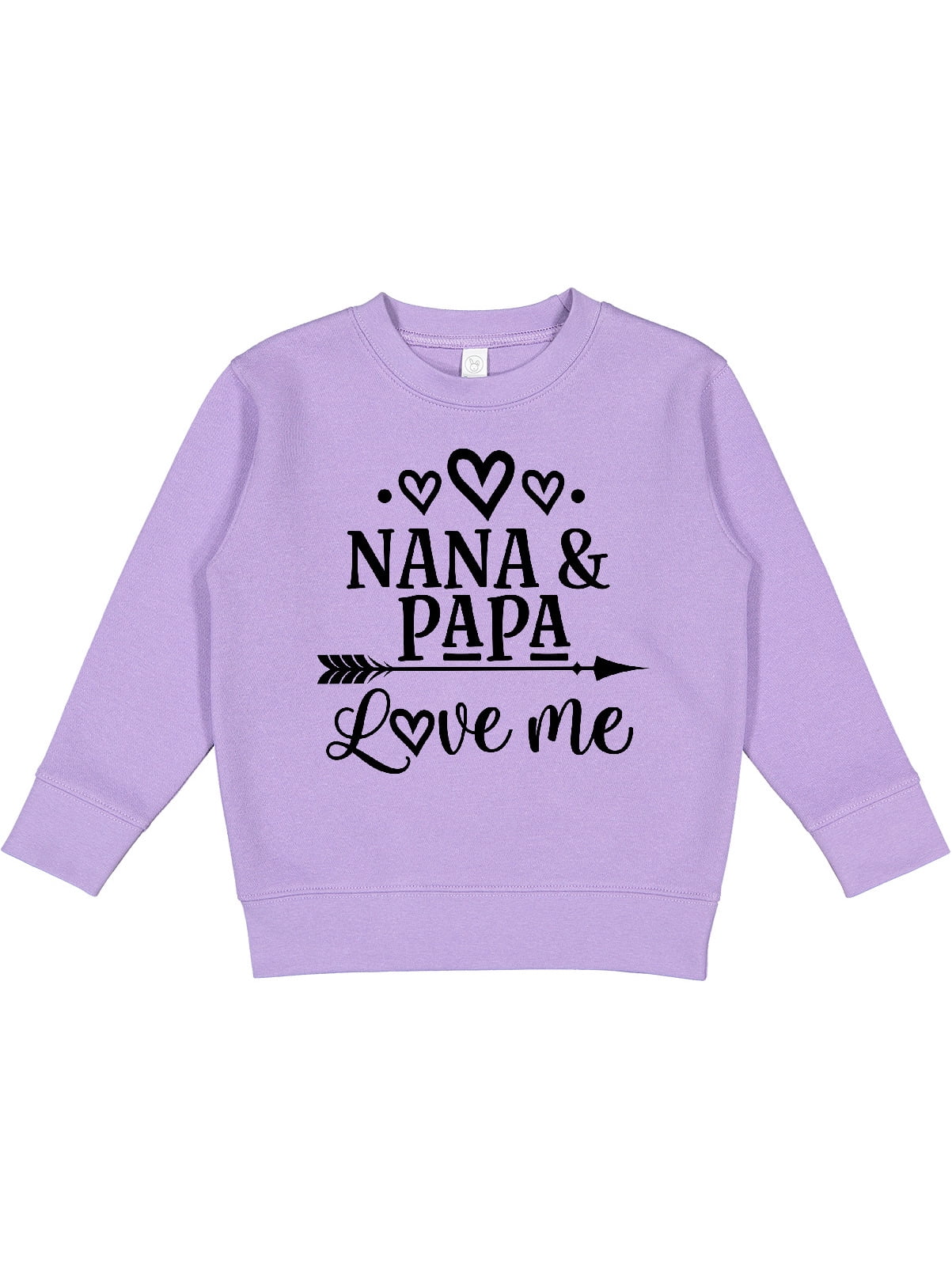 Inktastic Nana Papa Love Me Grandchild Toddler Sweatshirt - Walmart.com
